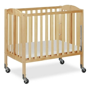 Fizzy Baby Modern Mini Crib for Small Spaces with 3-Position Mattress ...