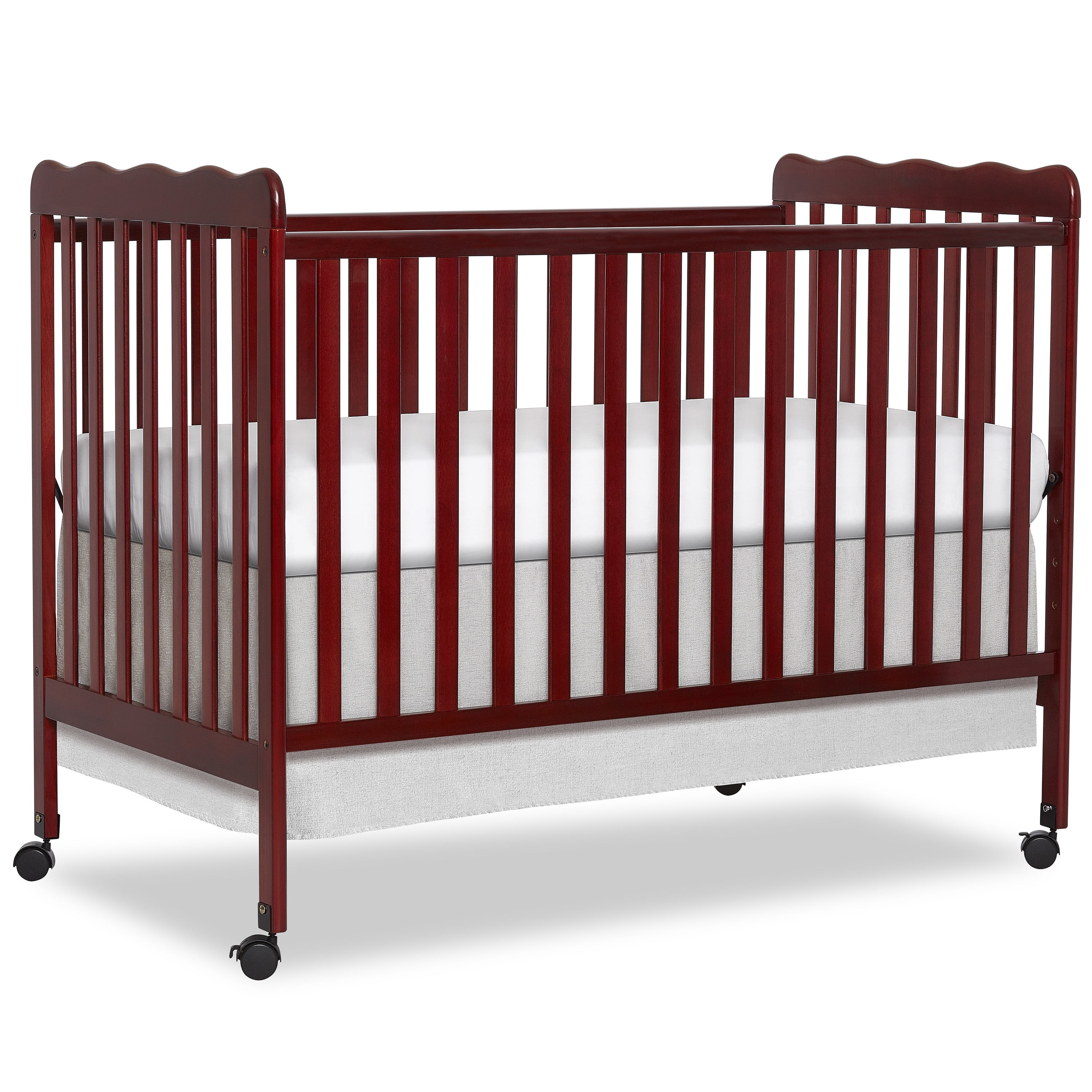 Dream On Me Carson Classic 3 In 1 Convertible Crib in Cherry - Walmart.com