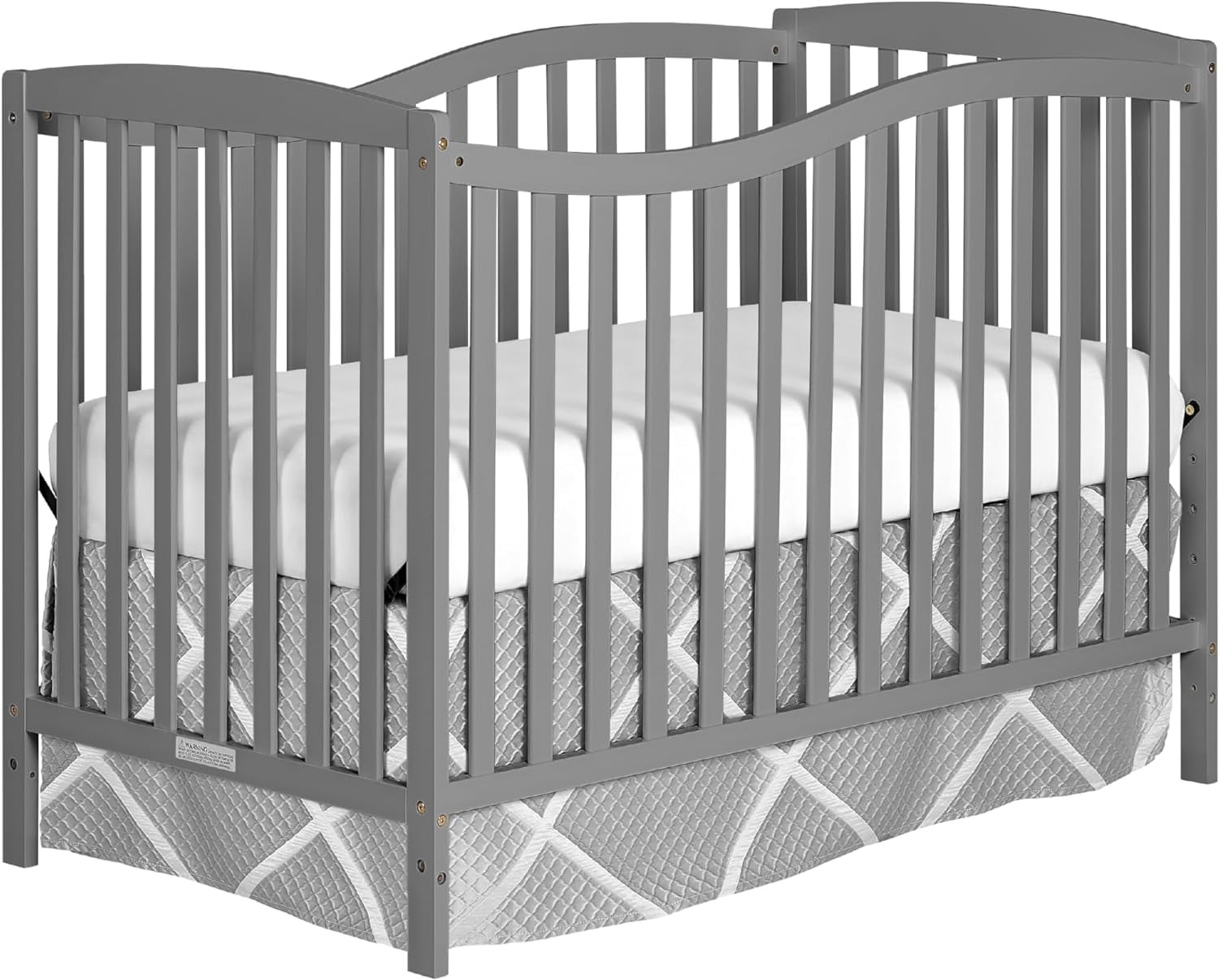 Dream On Me Chelsea 5-in-1 Convertible Crib, Steel Grey Steel Gray Inch ...