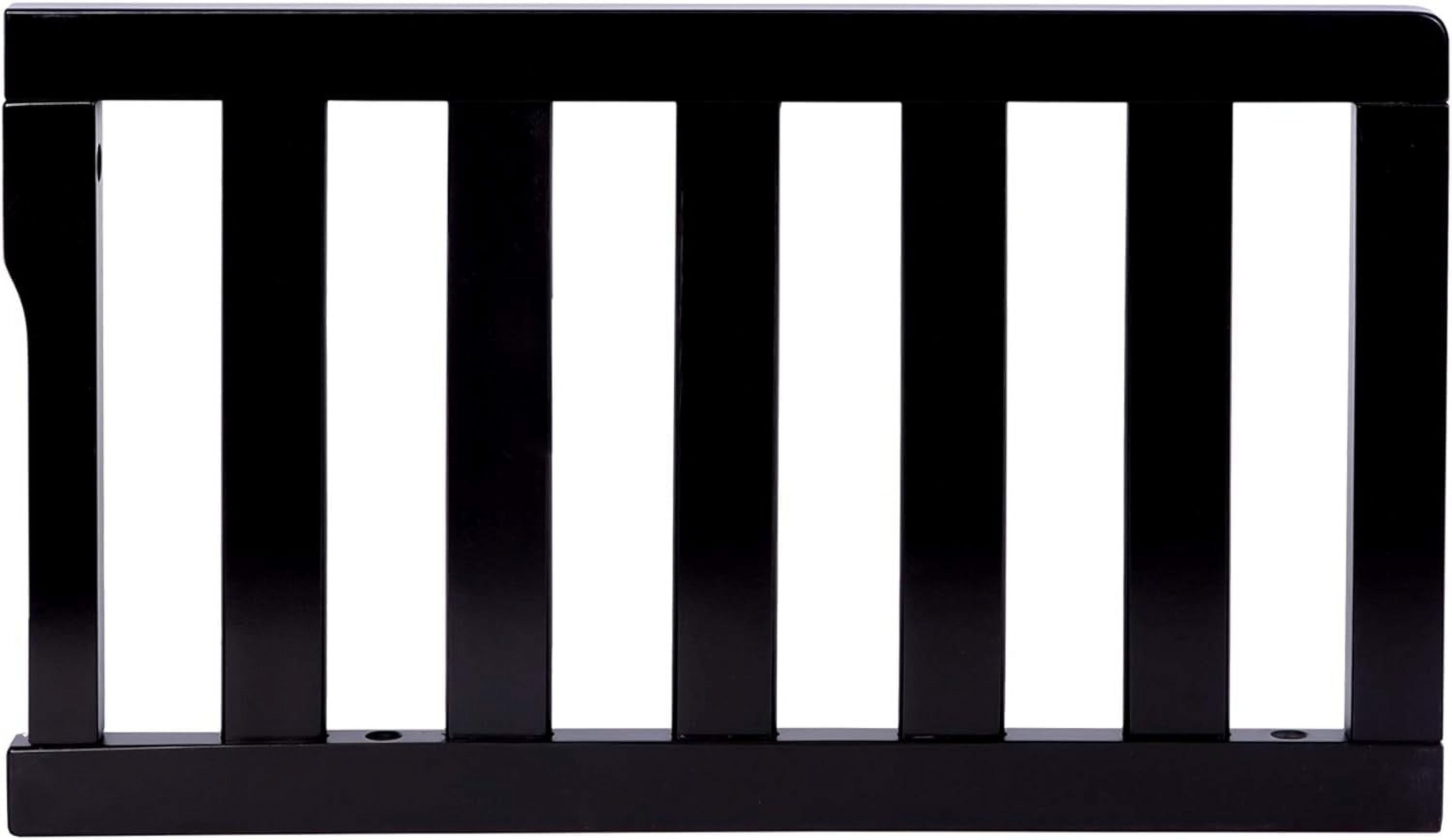 Dream On Me Convertible Crib Toddler Guard Rail in Black, Converts ...