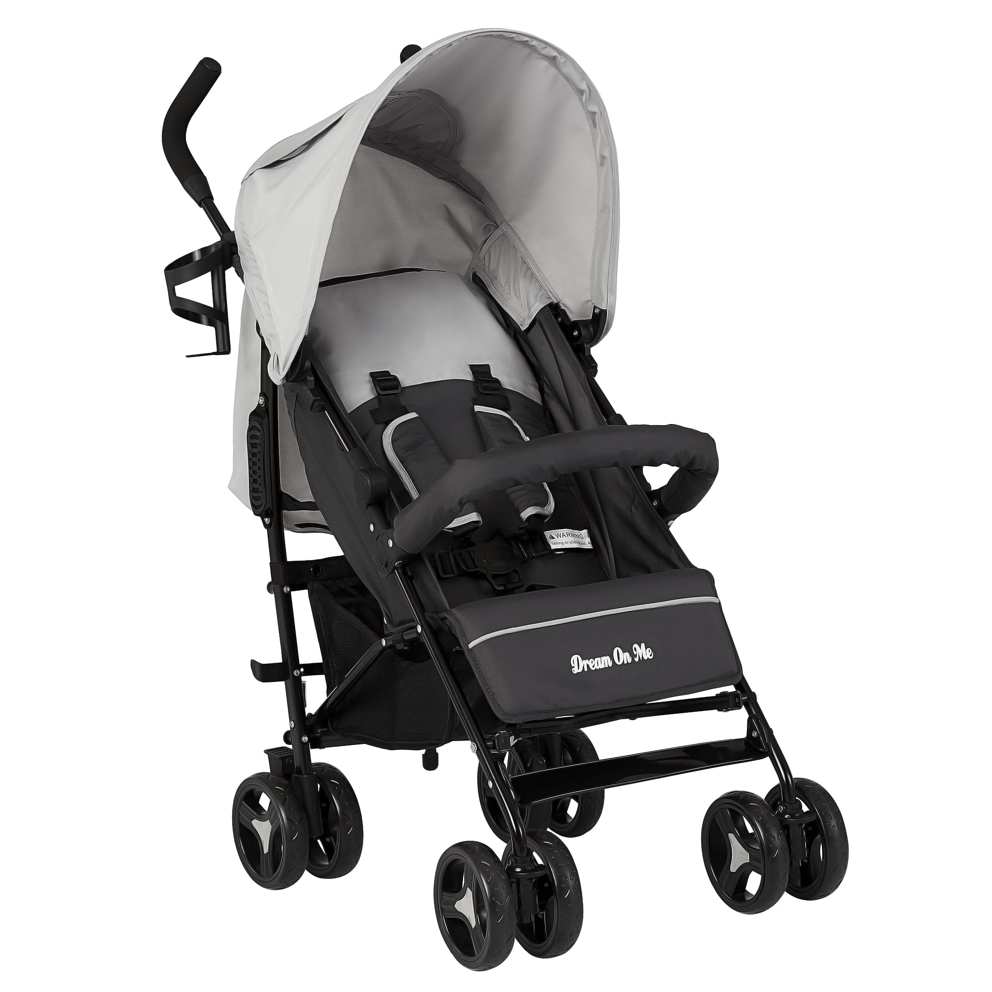Dream On Me Jasper Lightweight Stroller in Grey - Walmart.com