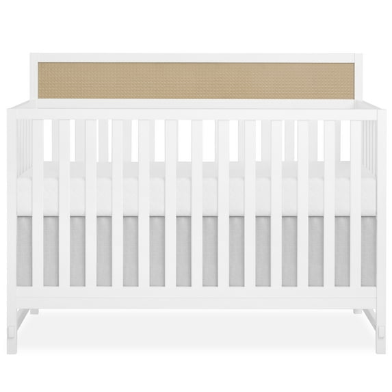 Dream On Me Kai Convertible Crib, White + Natural - Walmart.com
