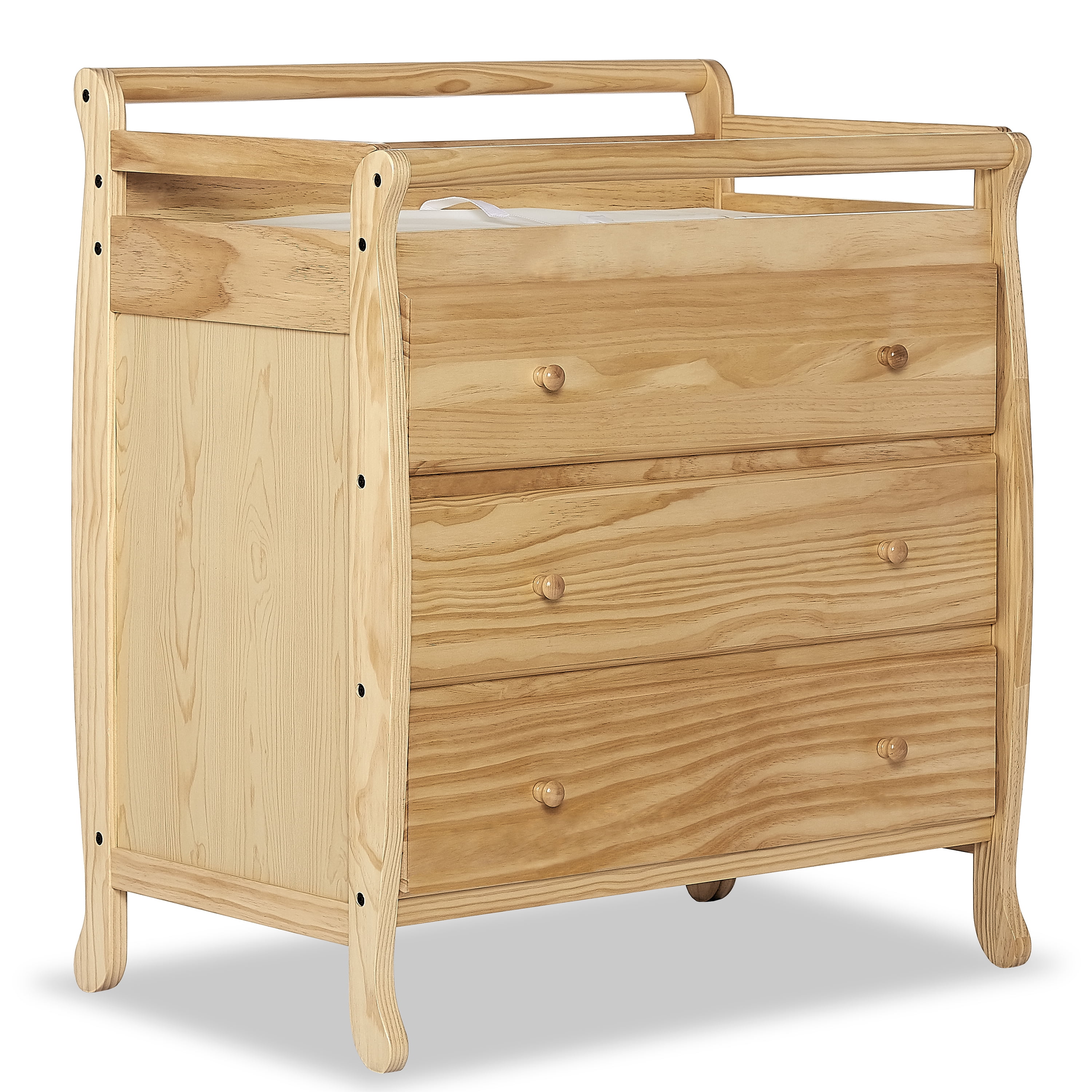 Dream On Me Liberty 3-Drawer Changing Table with Pad, Natural - Walmart.com