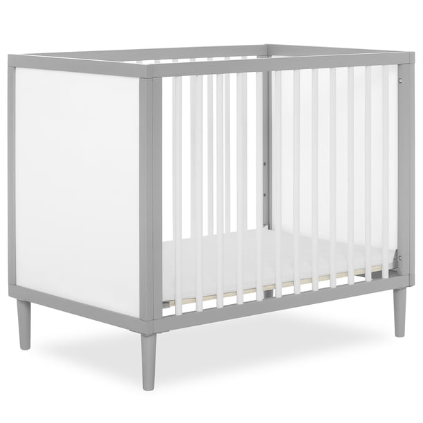 Dream On Me Lucas Mini Modern Crib With Rounded Spindles I Convertible ...
