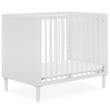 Dream On Me Lucas Convertible Mini Modern Crib with Rounded Spindles ...