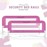 Dream On Me Mesh Bed Rails for Twin Size Bed, Double Pack (Recommended ...