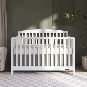 Dream On Me Chelsea 5-in-1 Convertible Crib Steel Grey - Walmart.com