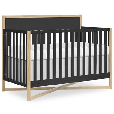 Fisher Price Siesta 3-in-1 Convertible Crib by Dream On Me, Matte Black ...