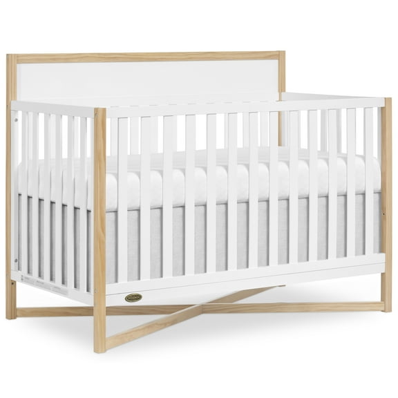 Fizzy Baby Modern Mini Crib for Small Spaces with 3-Position Mattress ...
