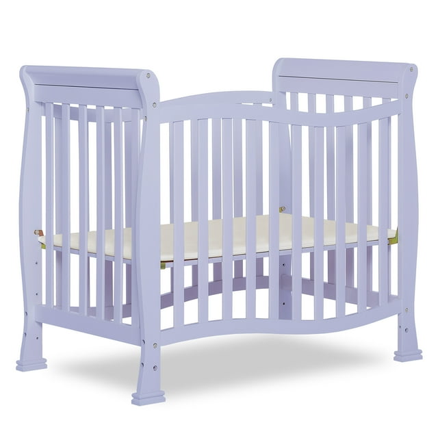 Dream On Me Piper 4-in-1 Convertible Mini Crib, Lavender Ice - Walmart.com