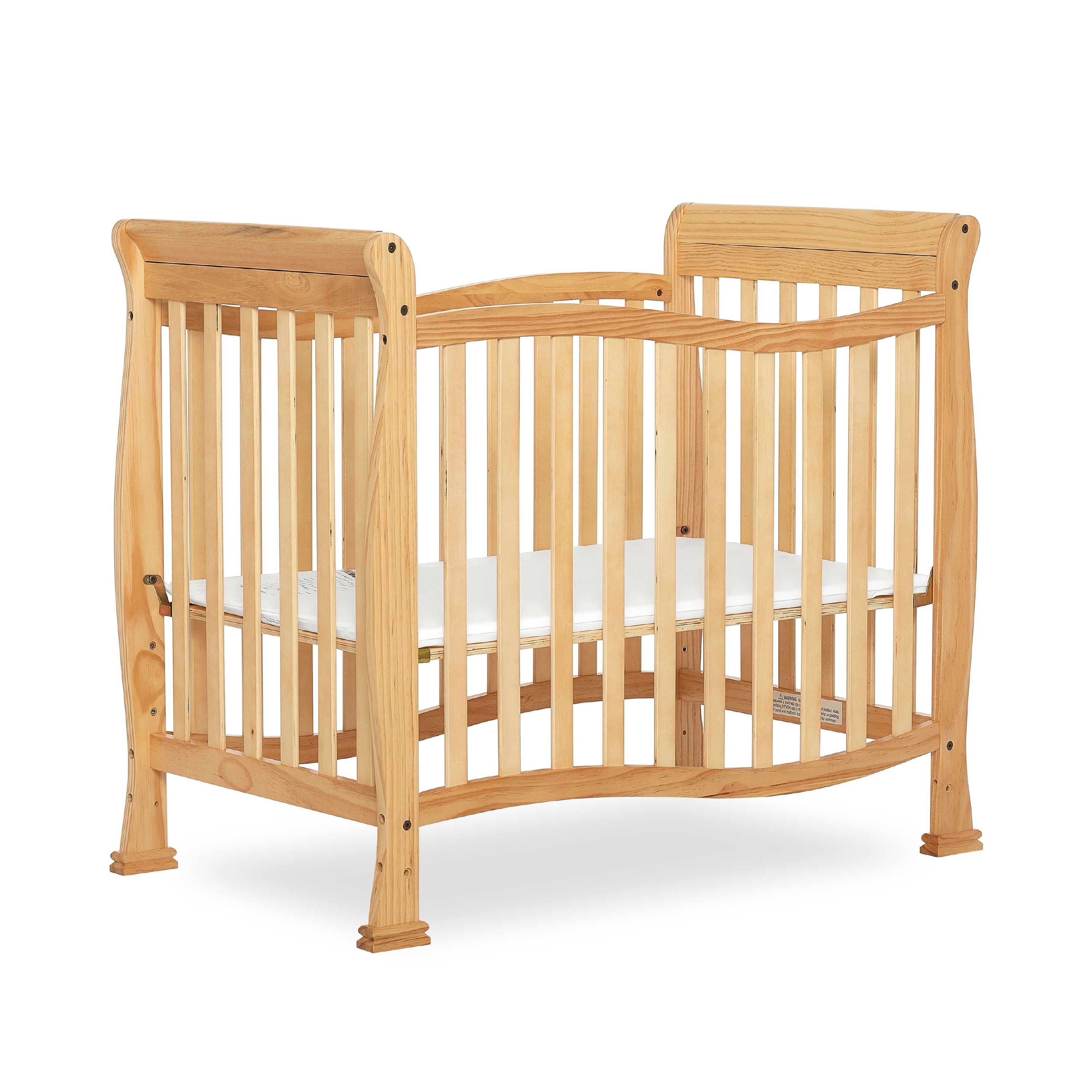 Dream On Me Piper 4-in-1 Convertible Mini Crib, Natural - Walmart.com