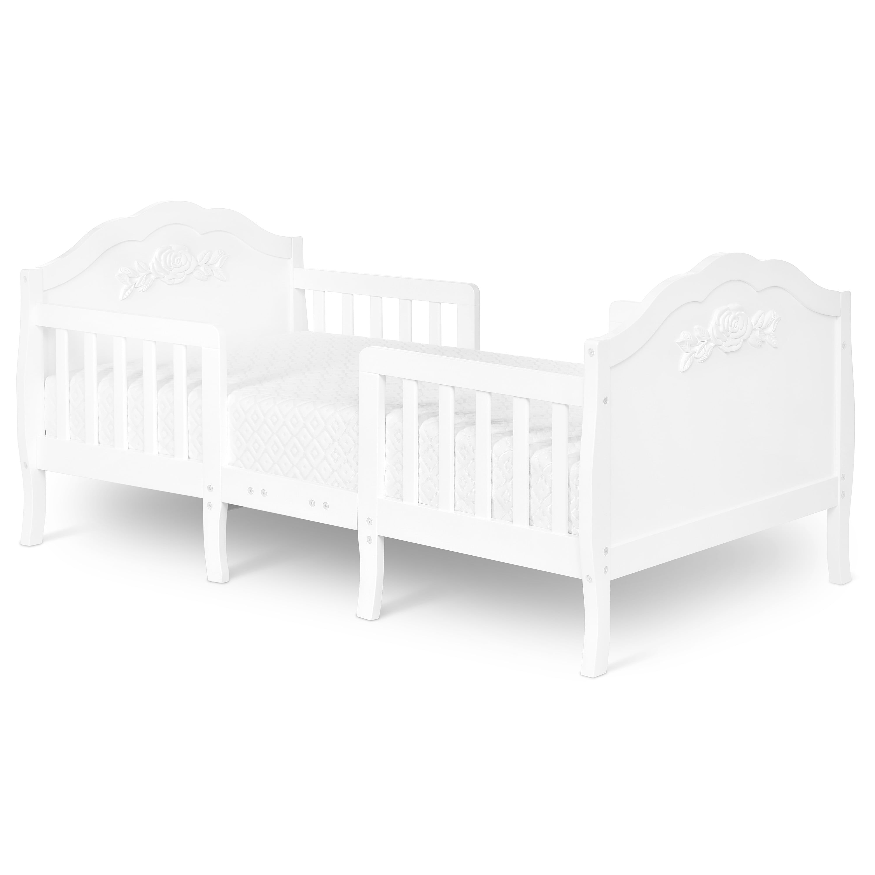 Dream On Me Rose 3-in-1 Convertible Toddler Bed, Greenguard Gold and ...