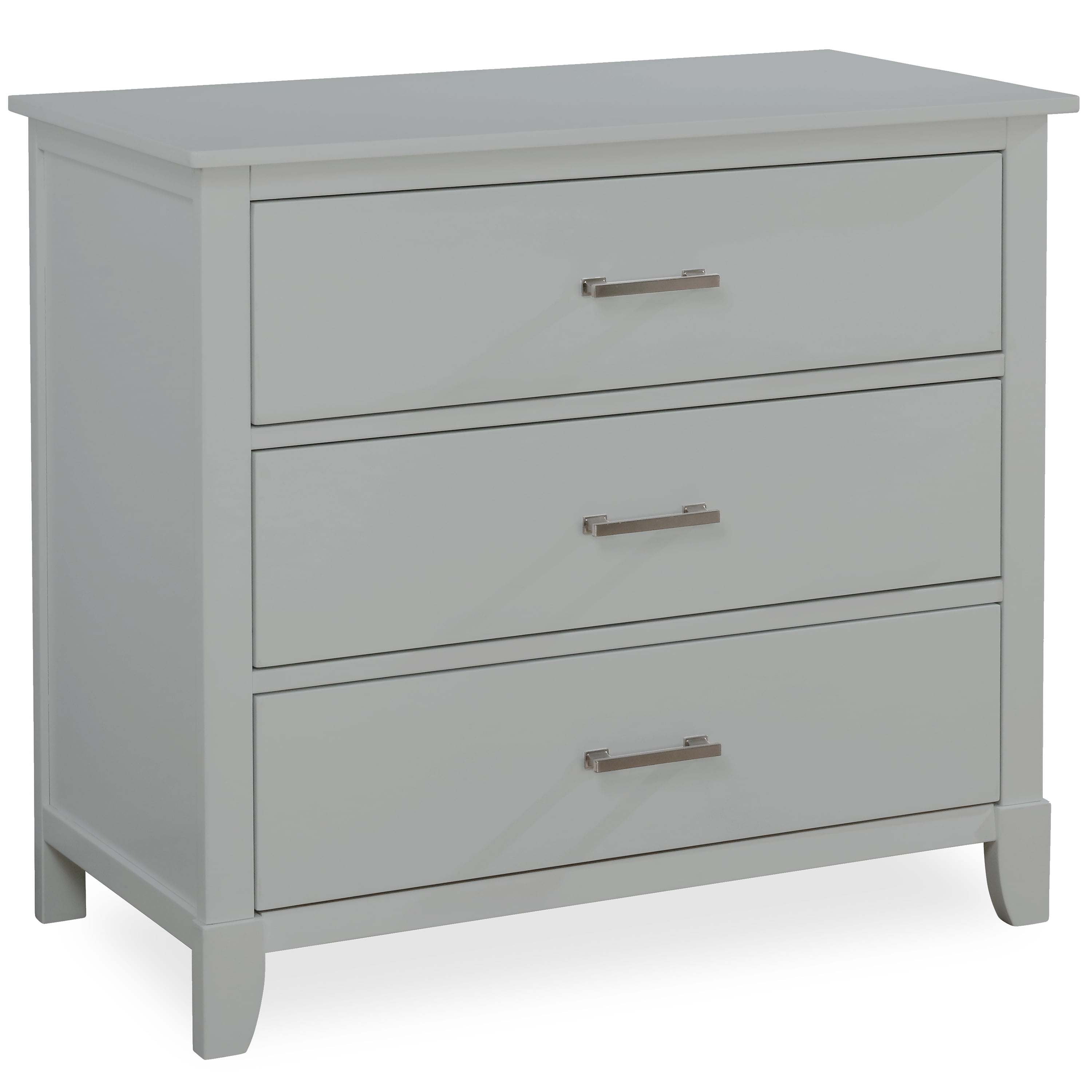 Dream On Me Universal 3 Drawers Chest Mid Century Modern In Cool Grey ...