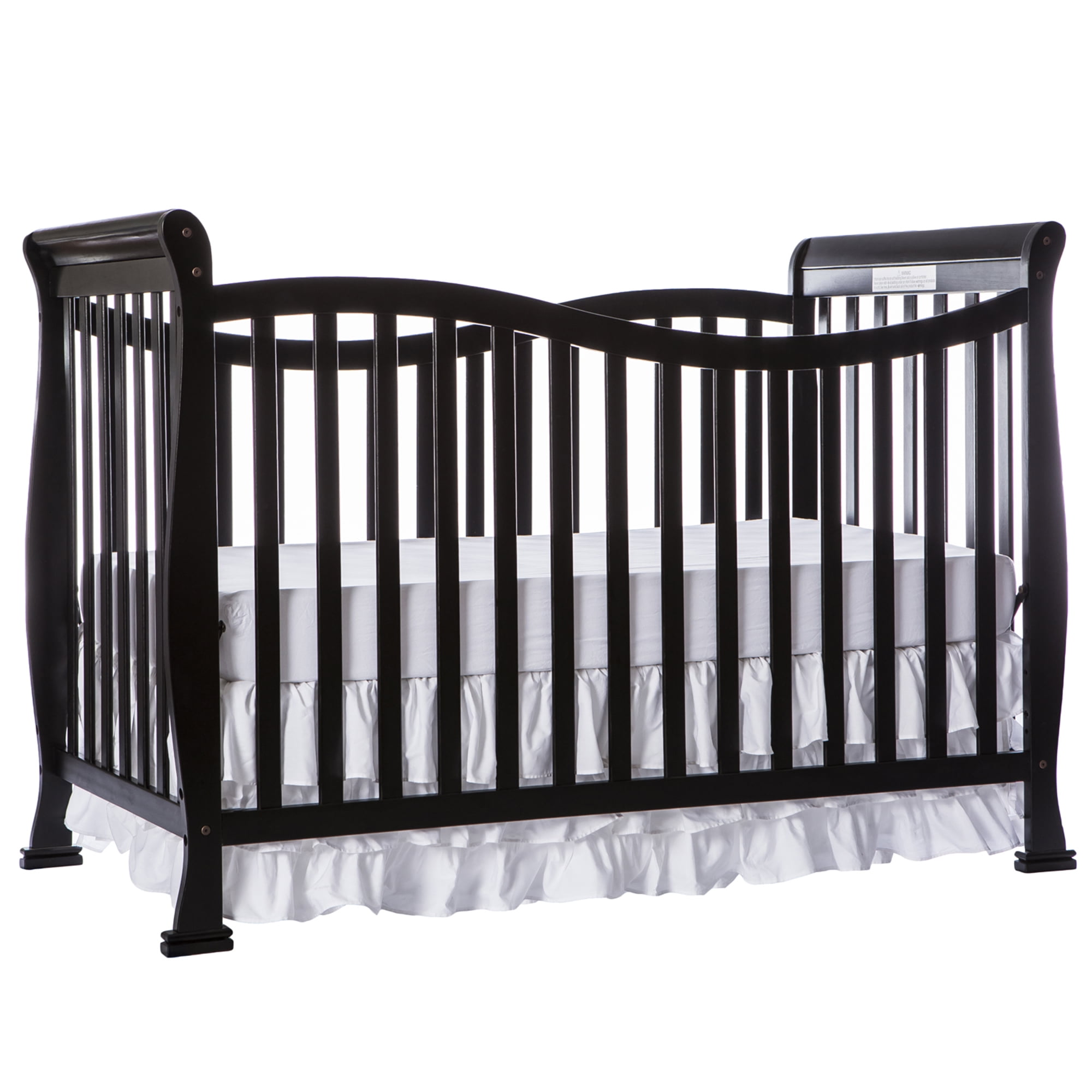 Dream On Me Violet 7-in-1 Convertible Crib Black - Walmart.com