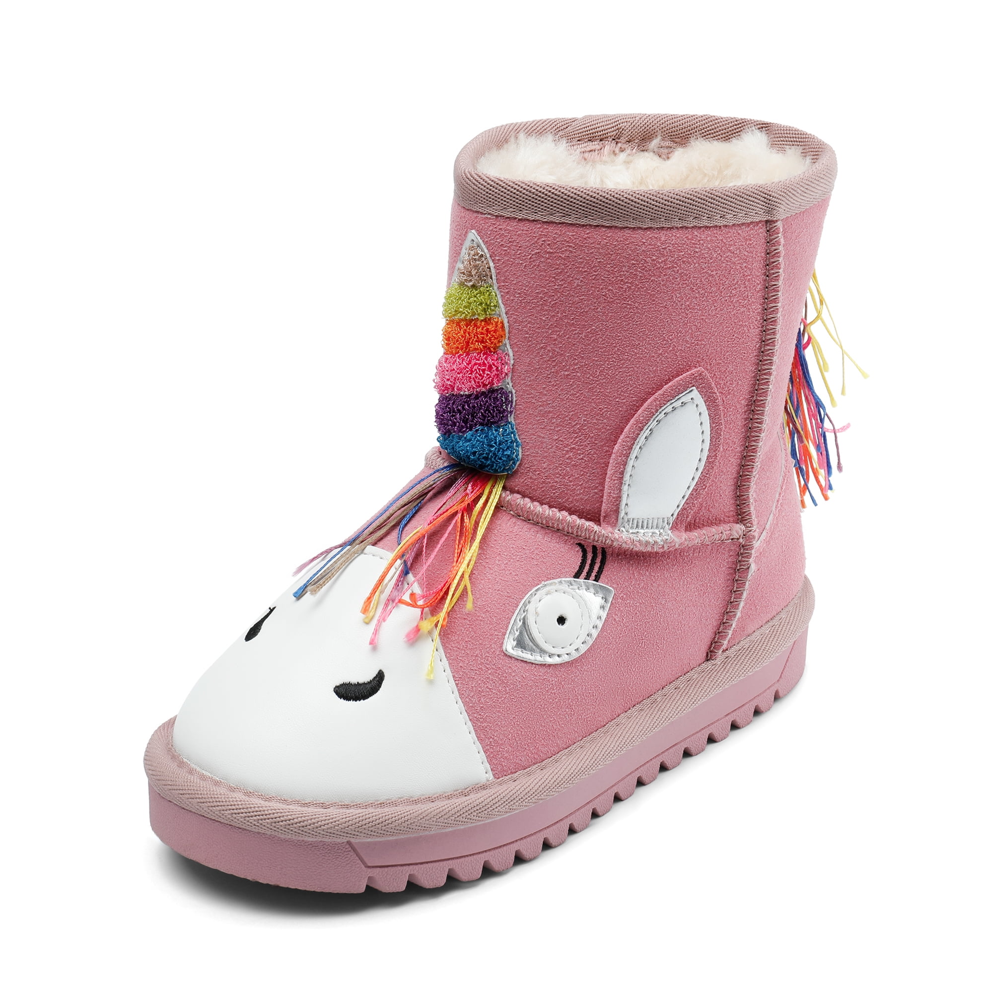 Dream Pairs Boys Girls Snow Boots Toddler/Little Kids Winter Cute Shoes ...