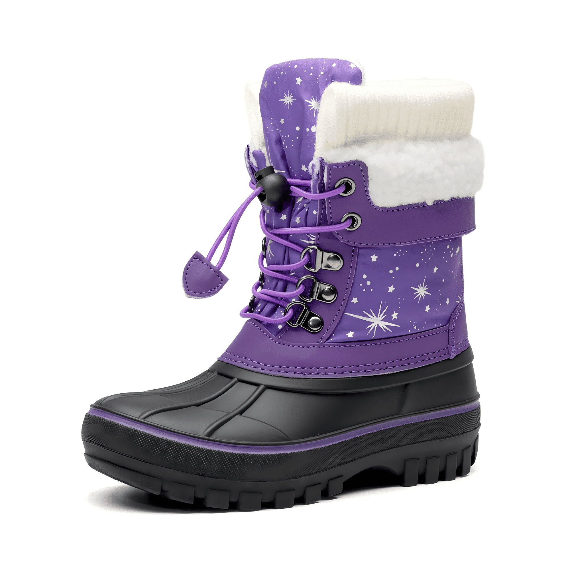 Dream Pairs Boys & Girls Winter Snow Boots Mid-Calf Water-Resistant ...