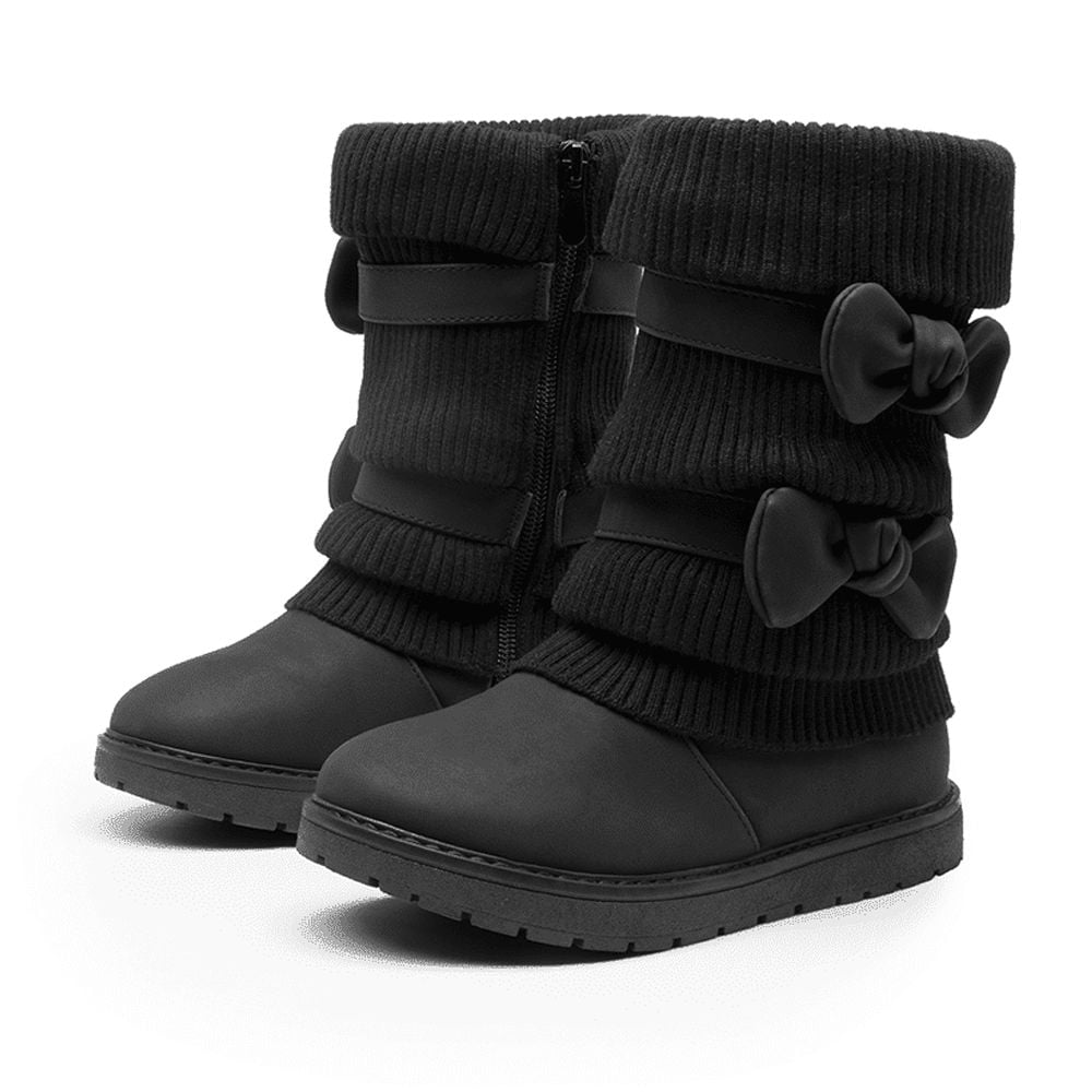 Generic KLOVE Girl's Winter Snow Boots, Size 4, Warm Mid Calf Walking ...