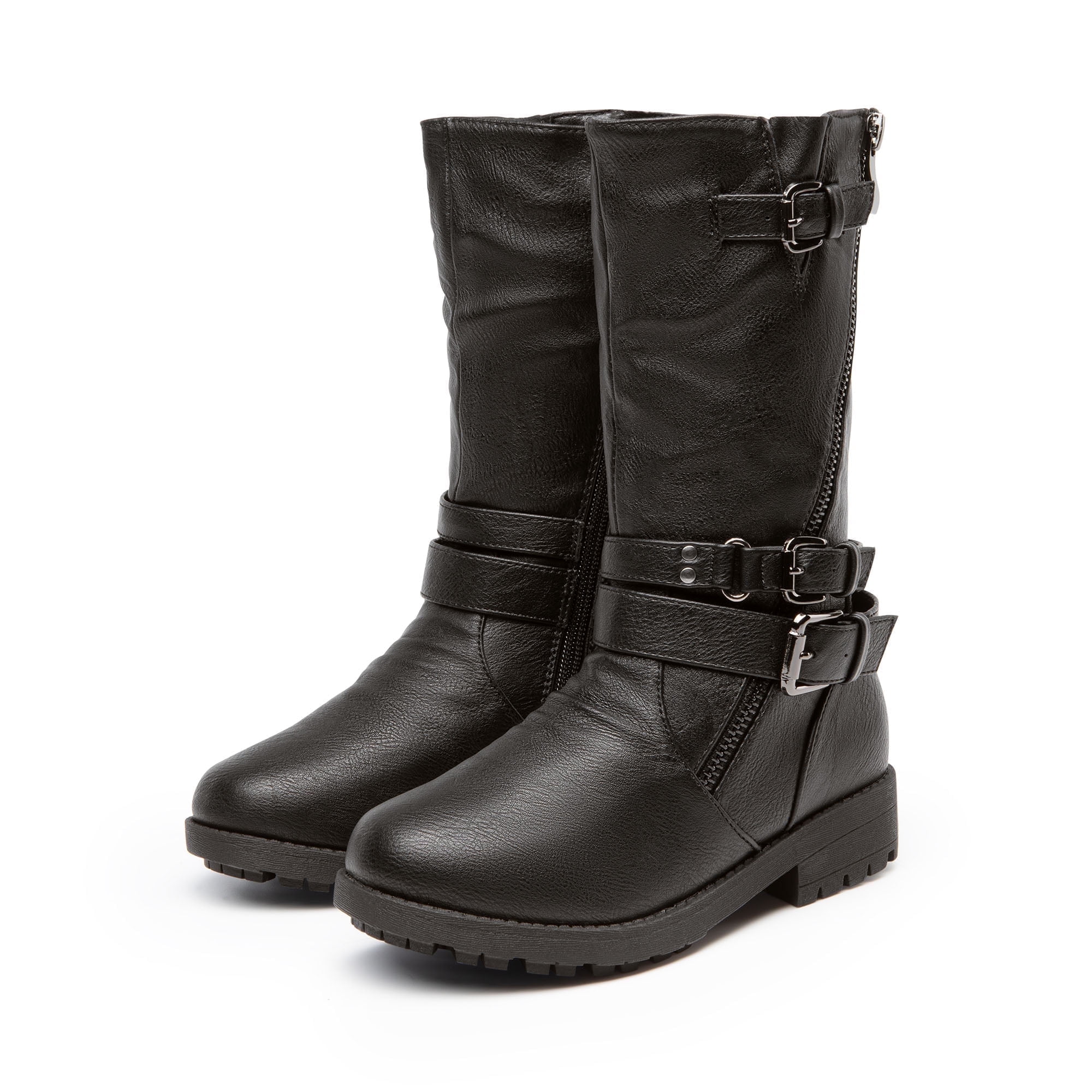 Girls Black Riding Boots