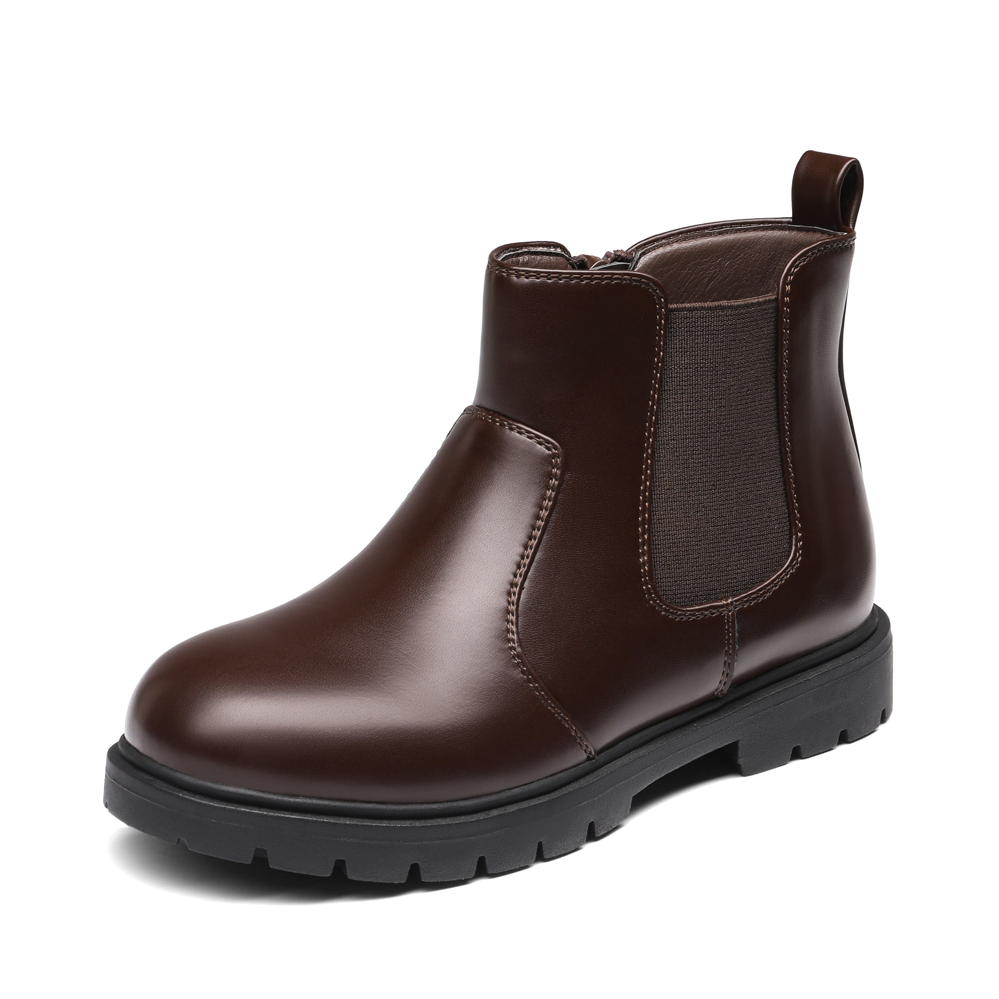 Dream Pairs Girls Side Zipper Chelsea Ankel Boots Little Kid/Big Kid ...