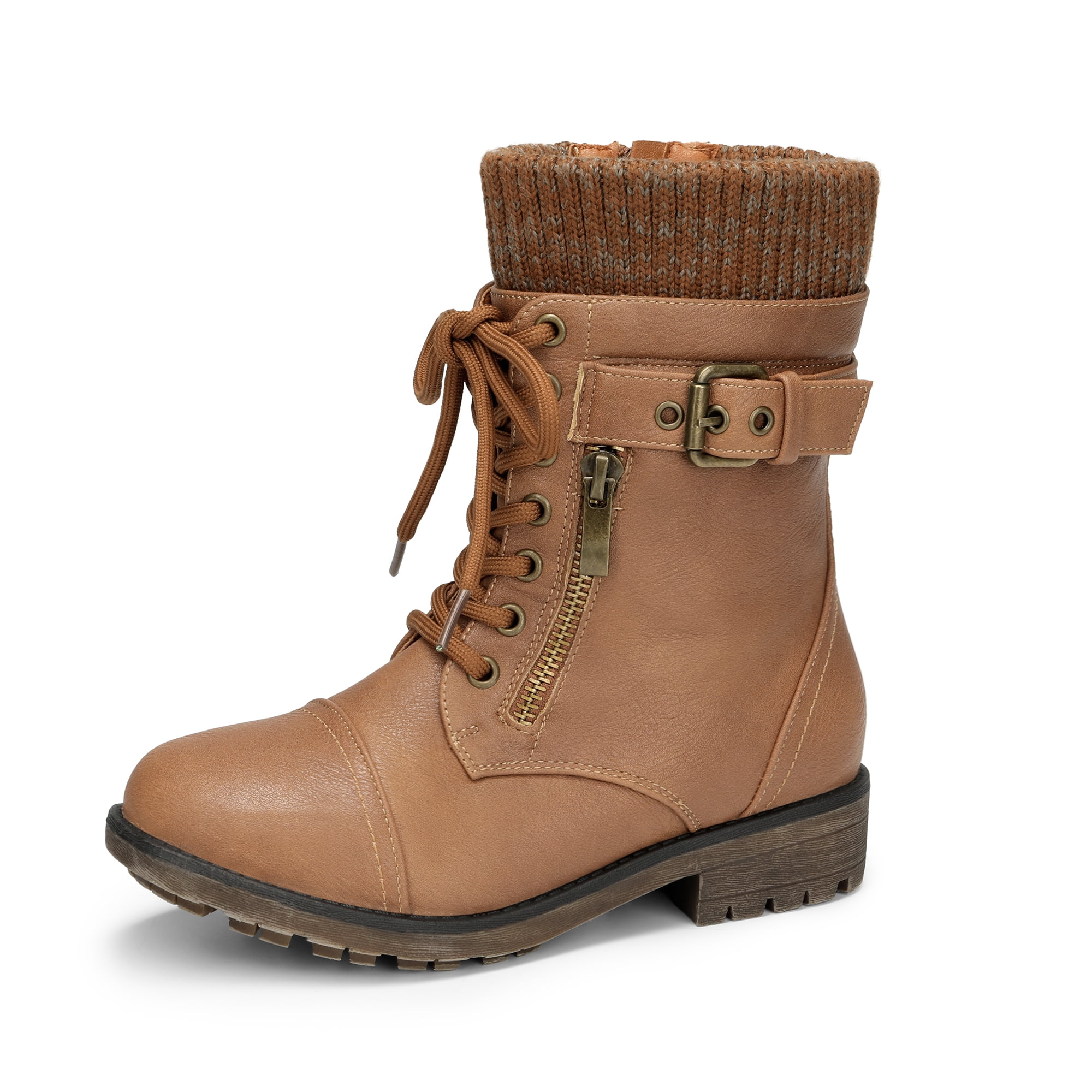 Dream Pairs Kids Girls Fashion Winter Warm Snow Boots Mid Calf Outdoor ...