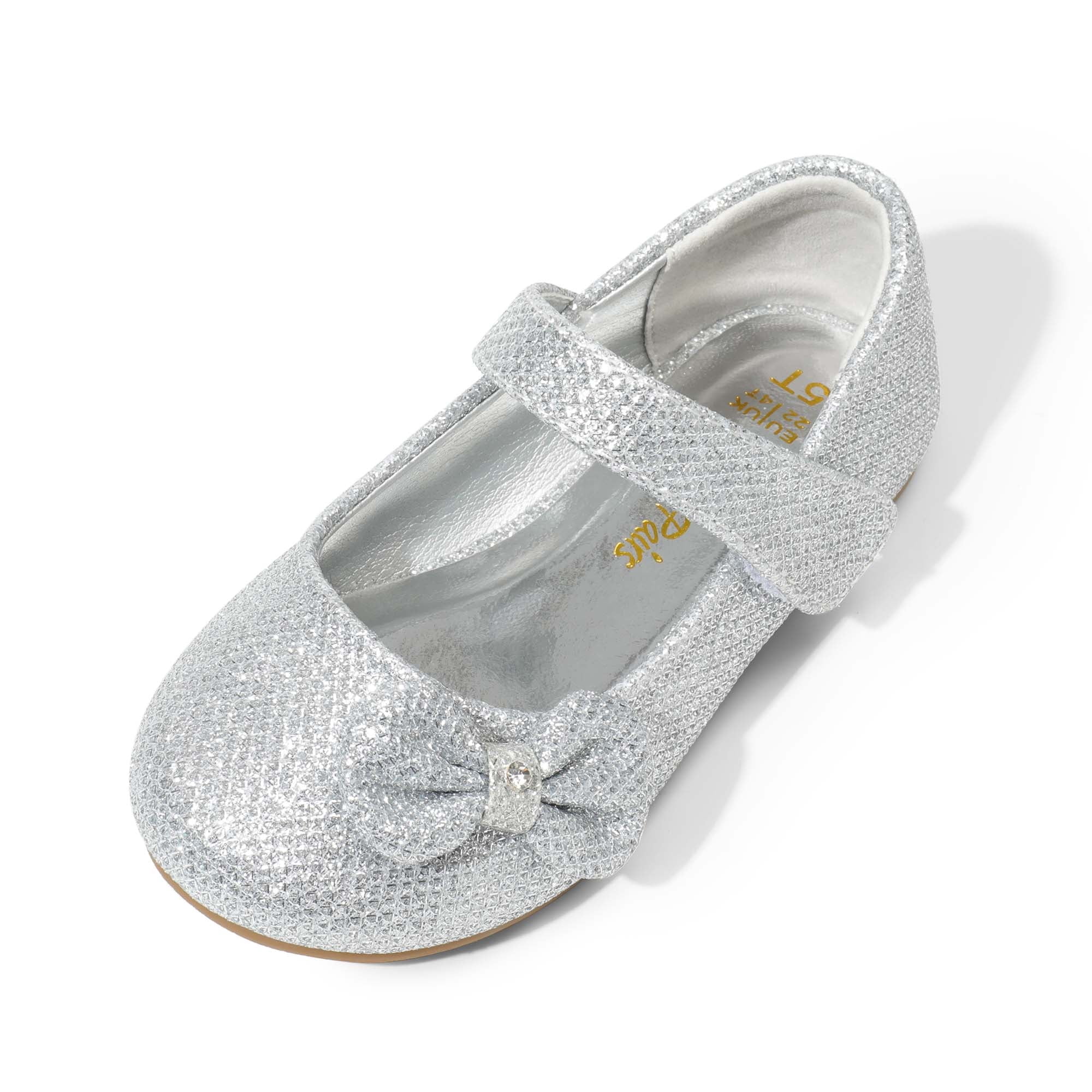 BURUDANI Toddler Girls Kids Bow-knot Mary Jane shoes Dress Flat Shoes ...