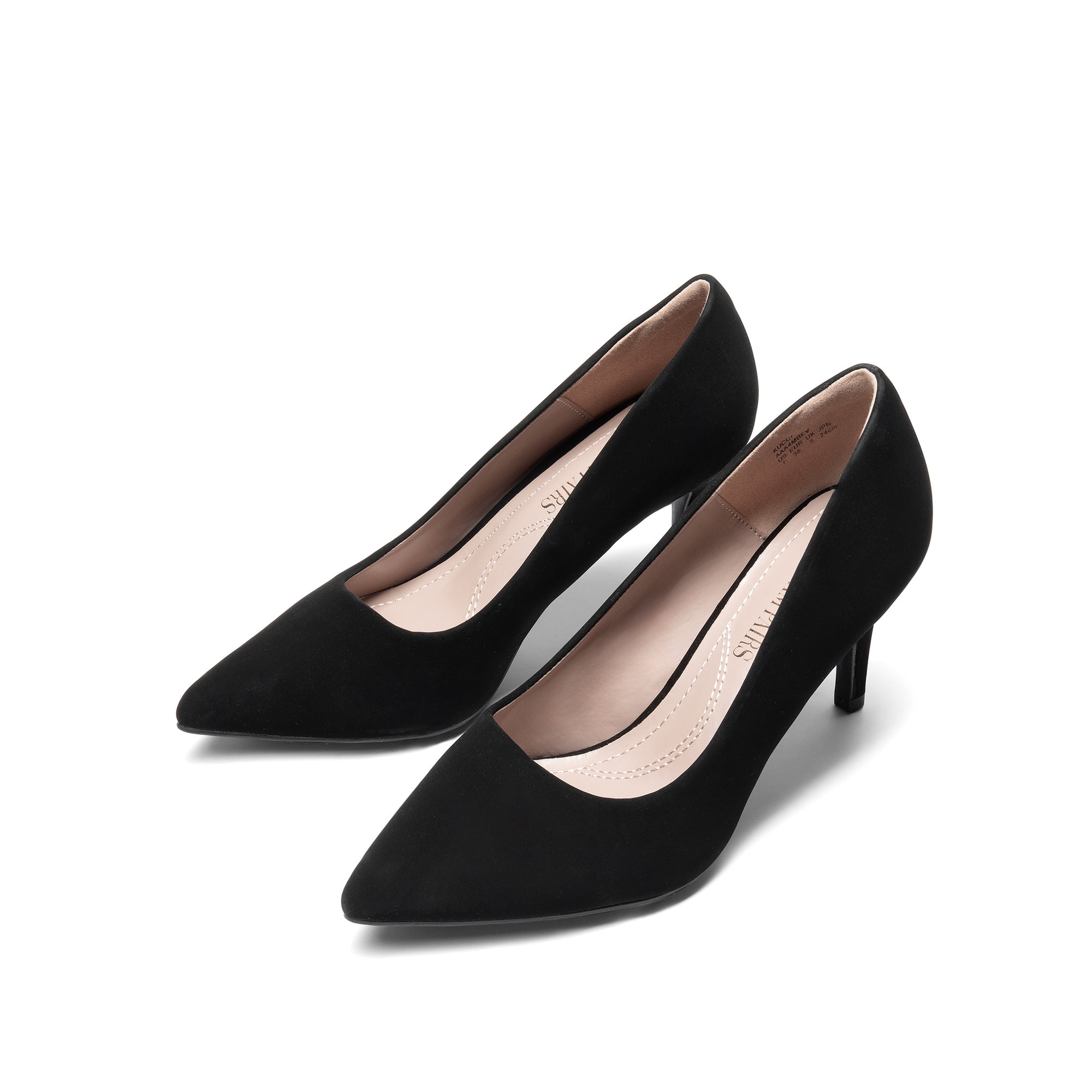 BURUDANI Women's Fashion Comfort Pointed Toe Stilettos Pump Shoes Slip ...