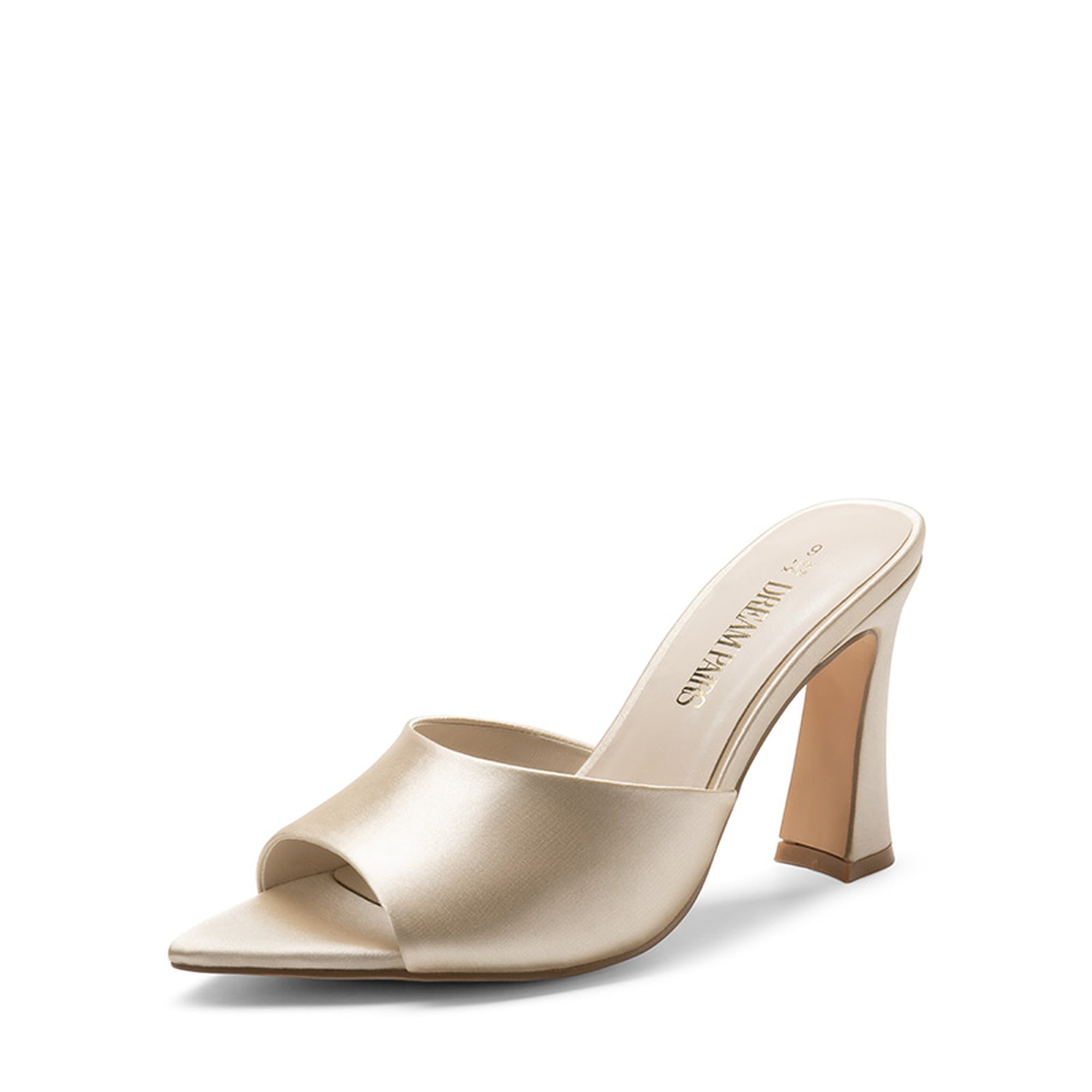 Dream Pairs Women's Fashionable Slip on Flared Heel - Walmart.com