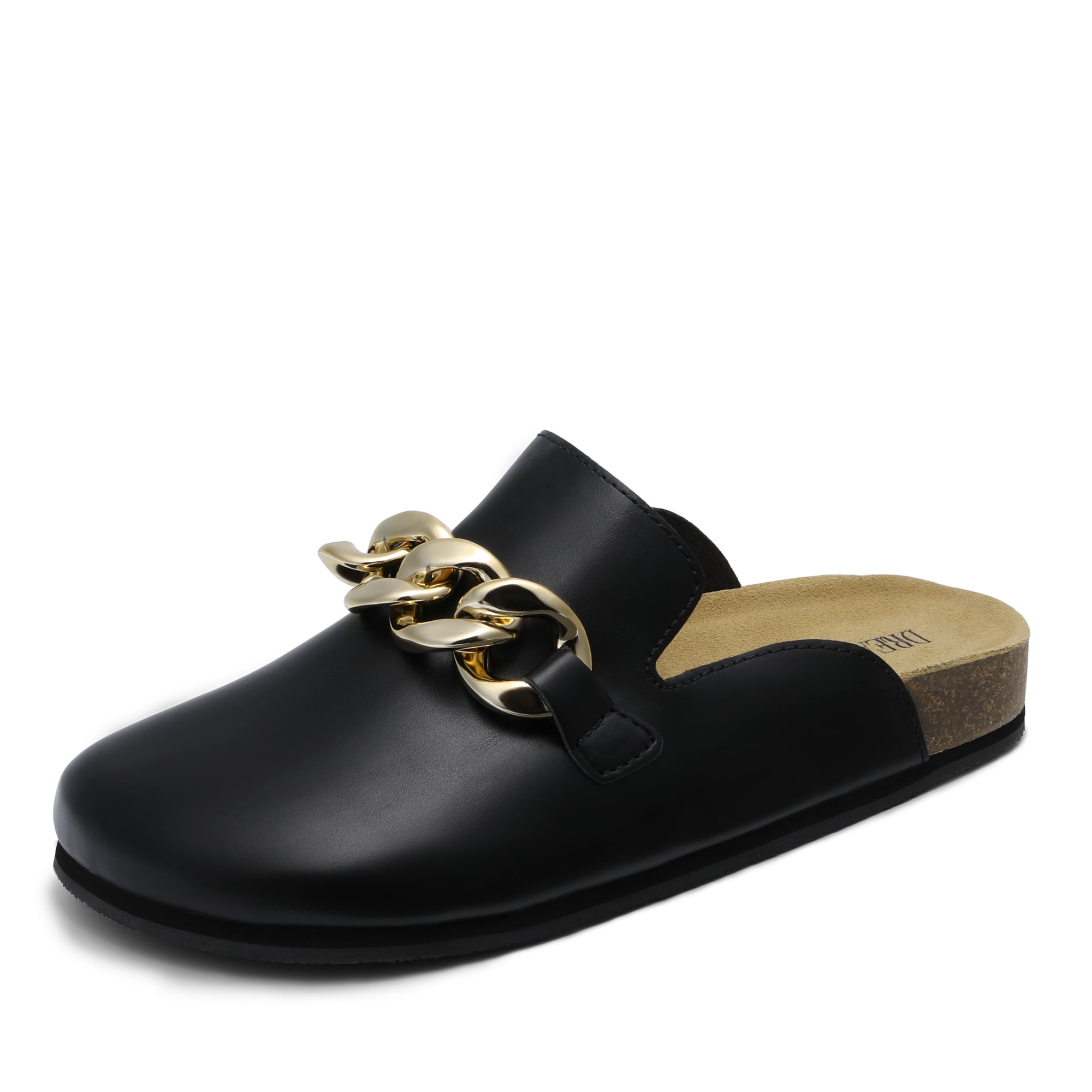 Dream Pairs Women's Mules Soft Footbed Clog Comfortable Flats Cork Clog ...