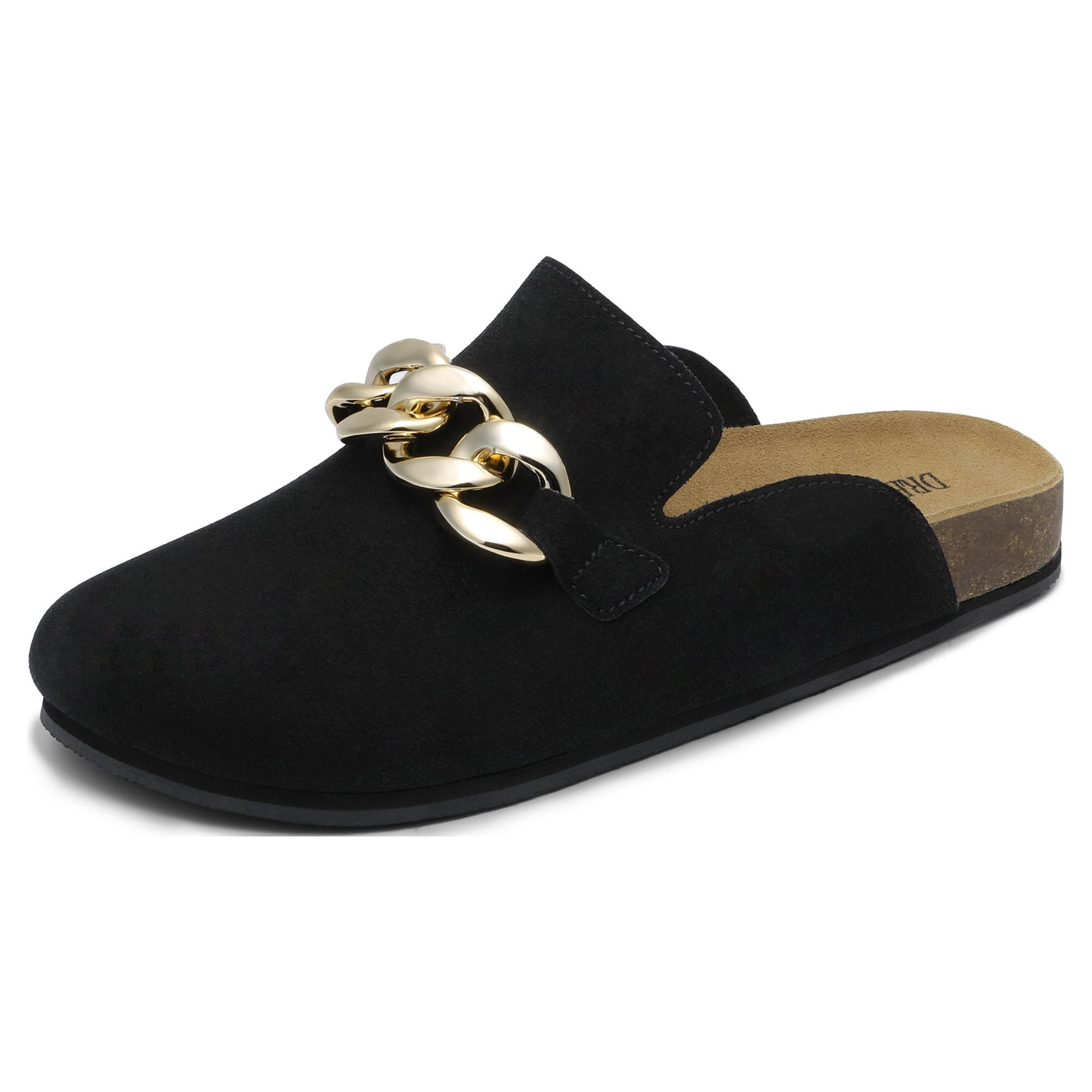 Dream Pairs Women's Mules Soft Footbed Clog Comfortable Flats Cork Clog ...