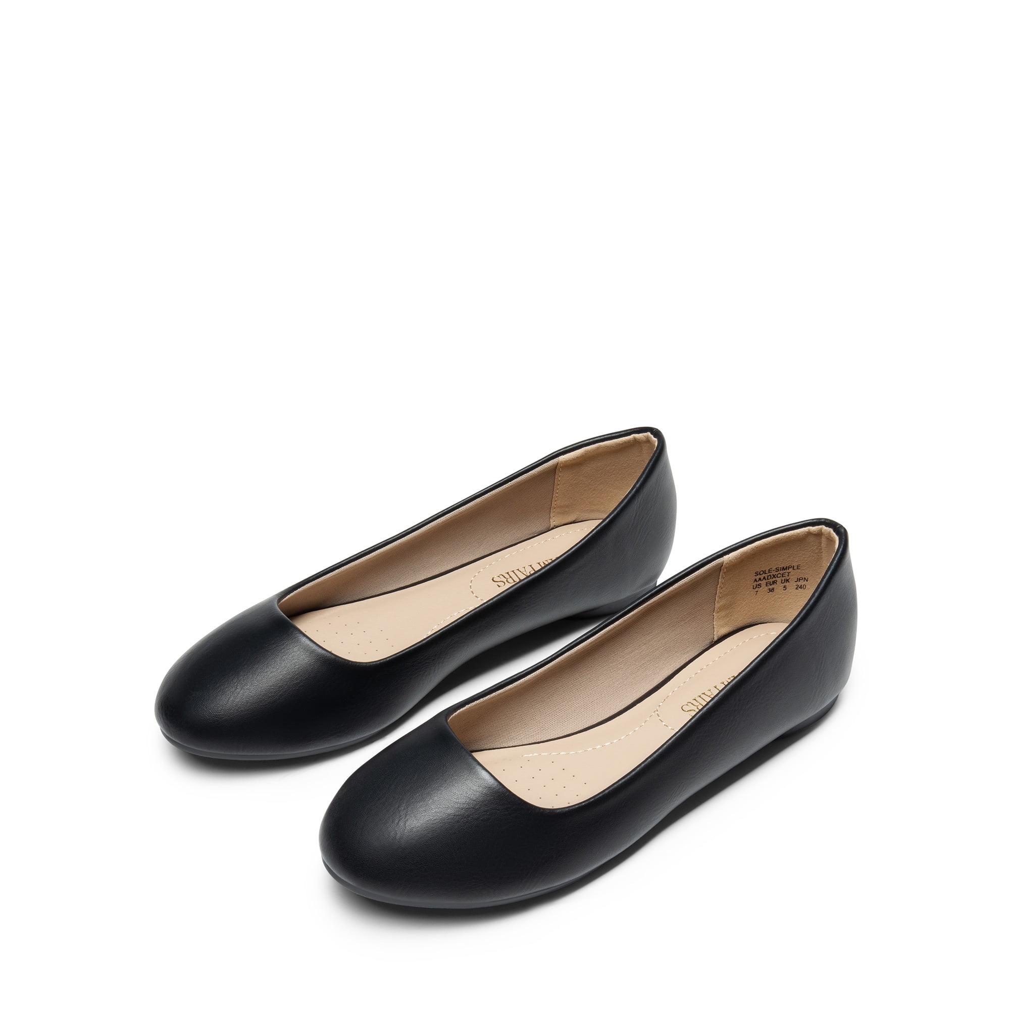 BURUDANI Women's Ballerina Walking Flats Shoes - Walmart.com