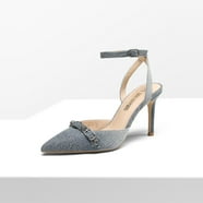 Journee Womens Luela Pointed Toe Mid Heel Evening Pumps - Walmart.com