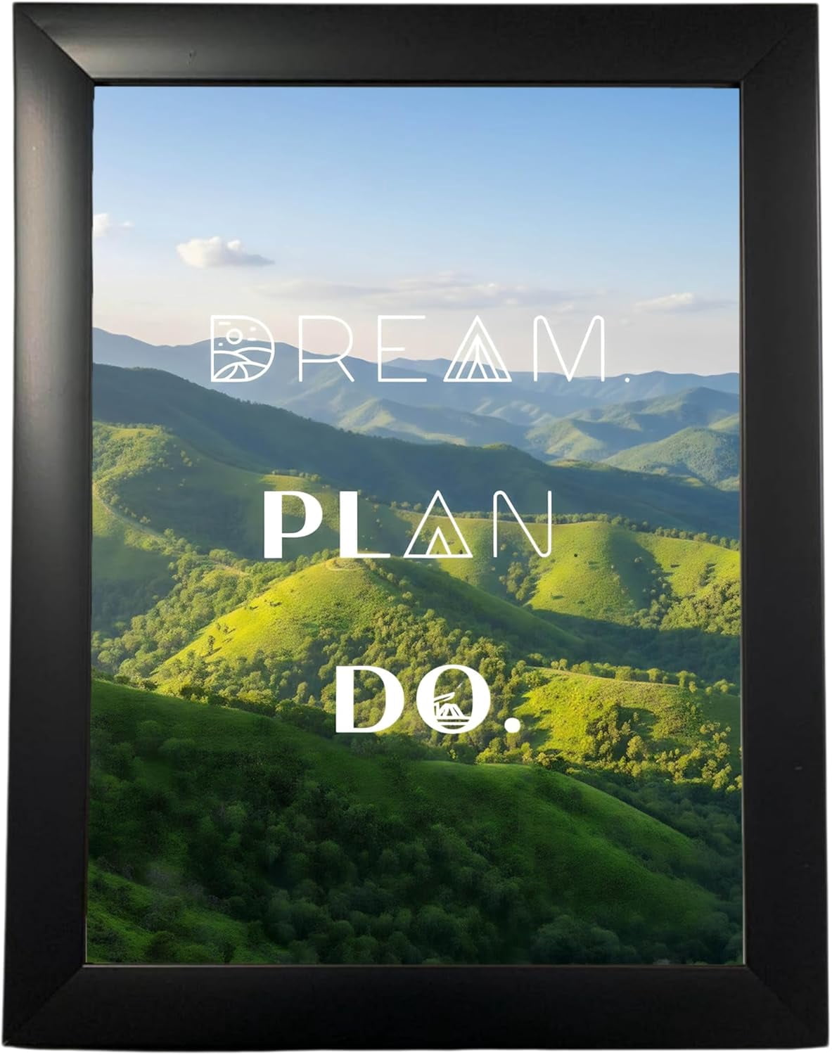Dream Plan Do Motivational Poster - Inspirational Wall Art with Photo ...