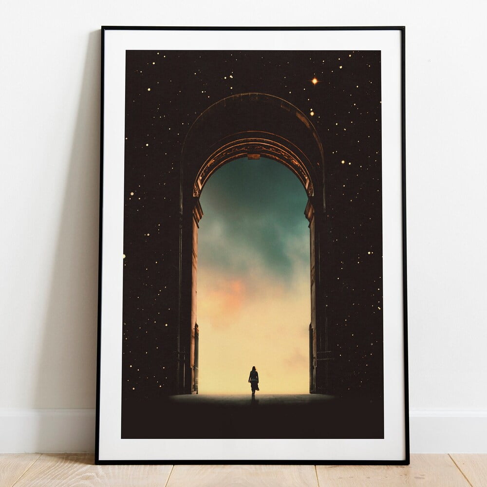 Dream Portal, Retro Futuristic Collage, Vintage Artwork, Sci-Fi Art ...