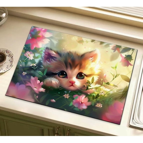 Dream Puppy Diatom Mud Absorbent Kitchen Countertop Drain Pad - No-Wash ...
