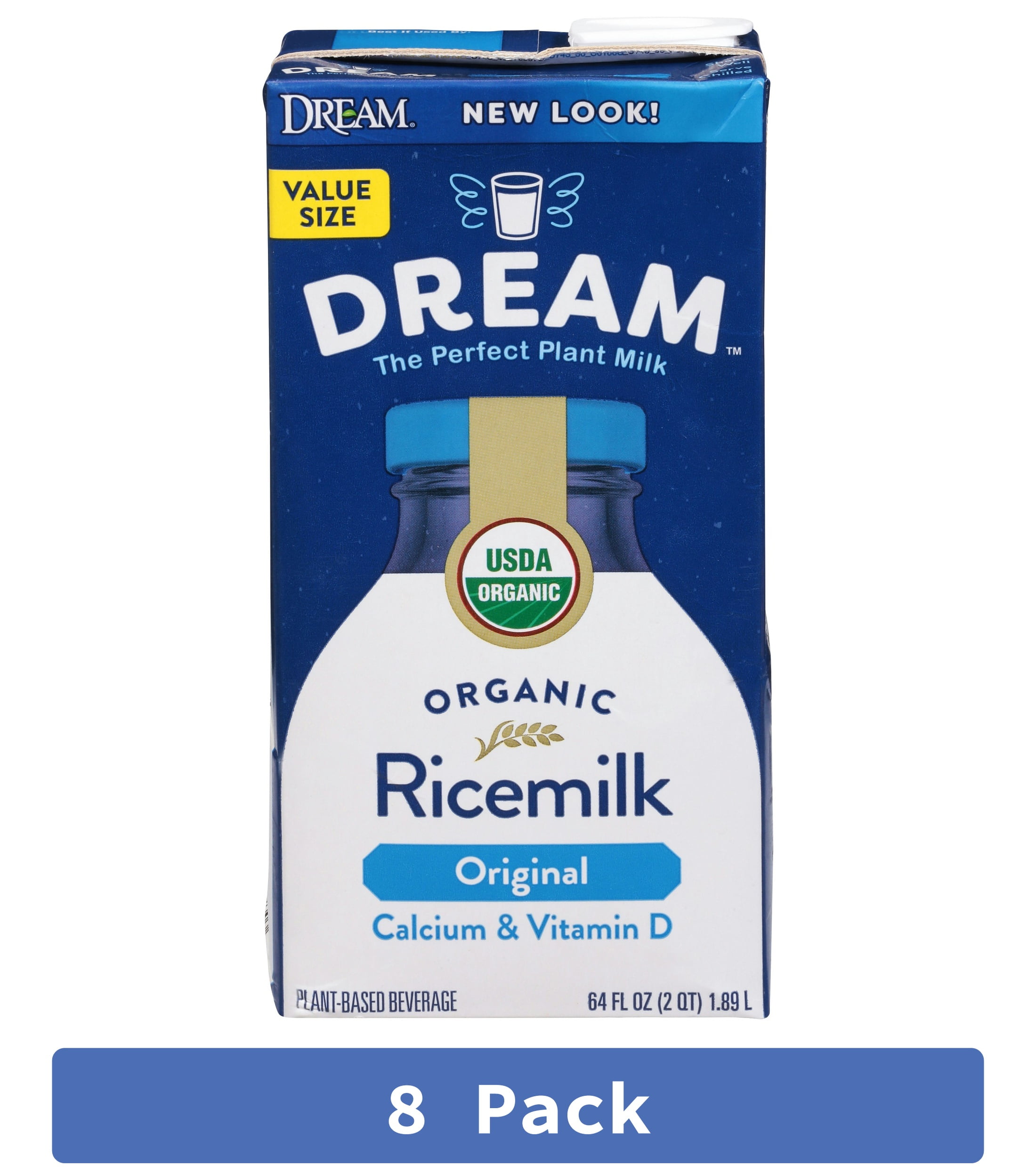 Dream Rice Dream Original Enriched 64 oz (Pack Of 8) - Walmart.com