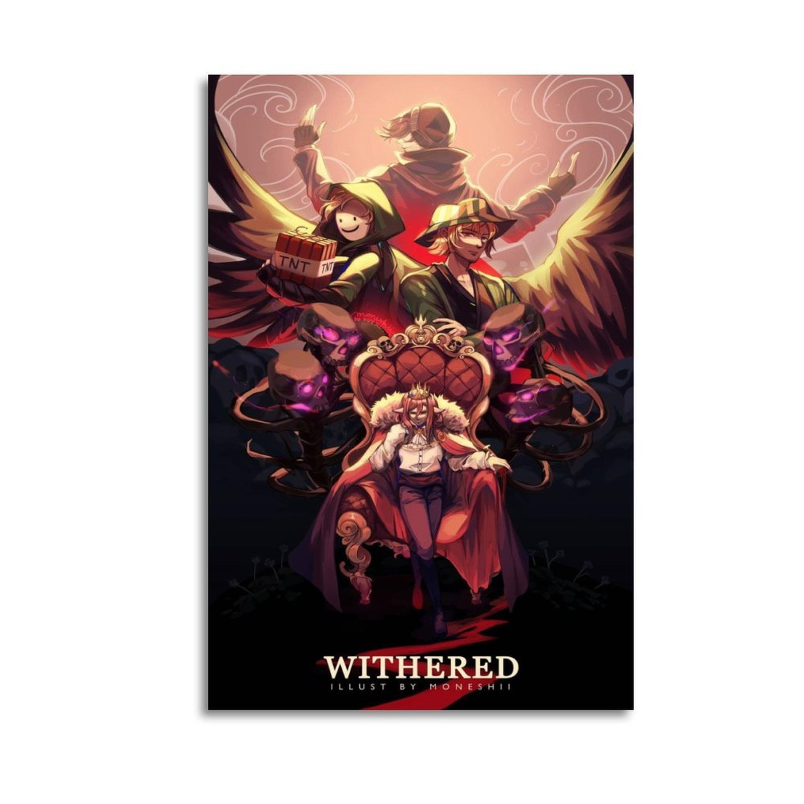 Dream SMP Anime Posters for Bedroom Living Room Bathroom Wall Decor ...