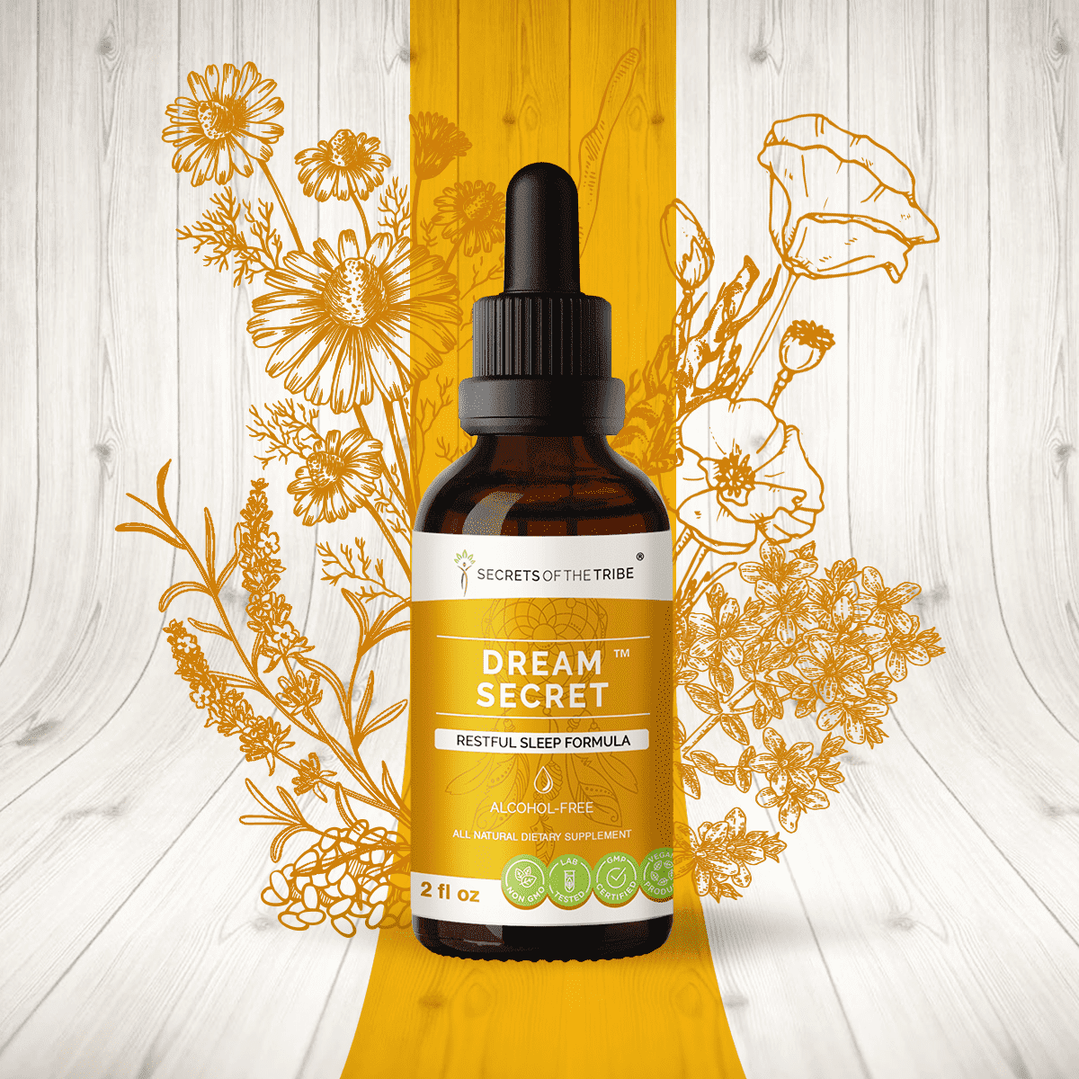 Secrets Of The Tribe Dream Secret Blend Tincture Dietary Supplement ...