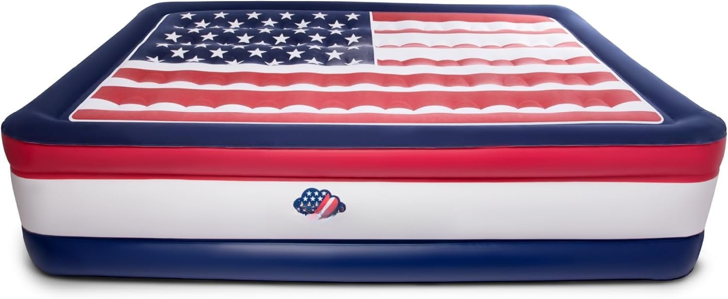 Dream Series Luxury Air Mattress with ComfortCoil Technology & Built-in ...