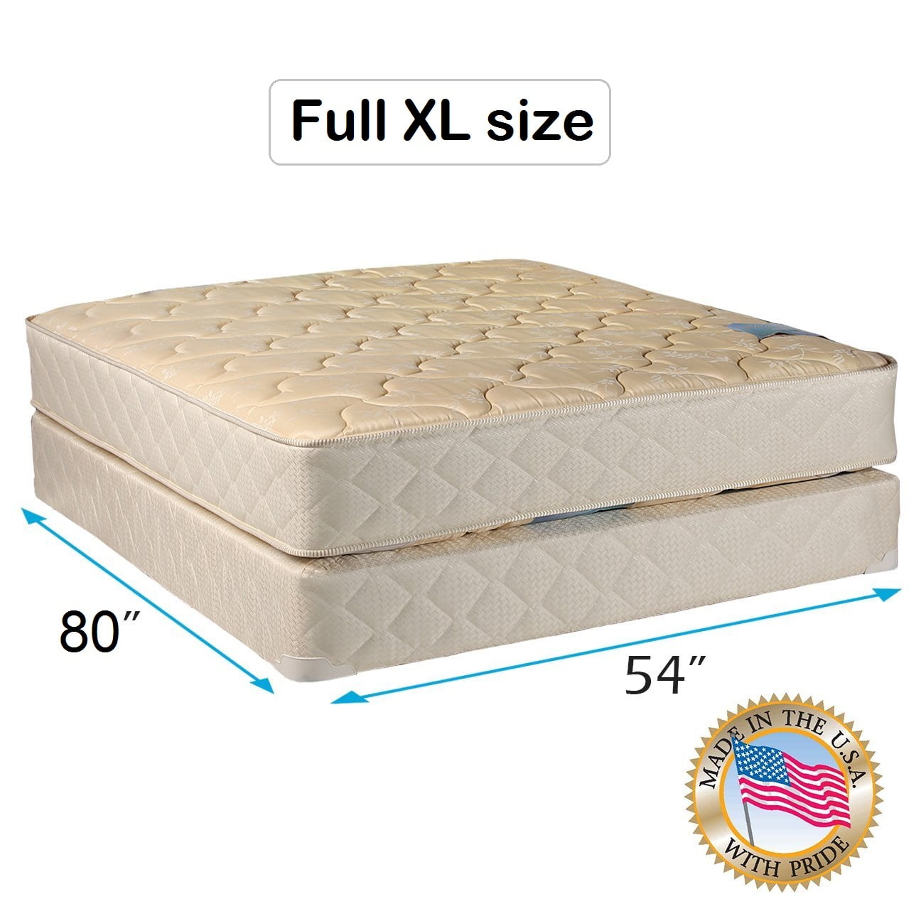 Dream Sleep Chiro Premier (Beige) Mattress and Box Spring Set ...