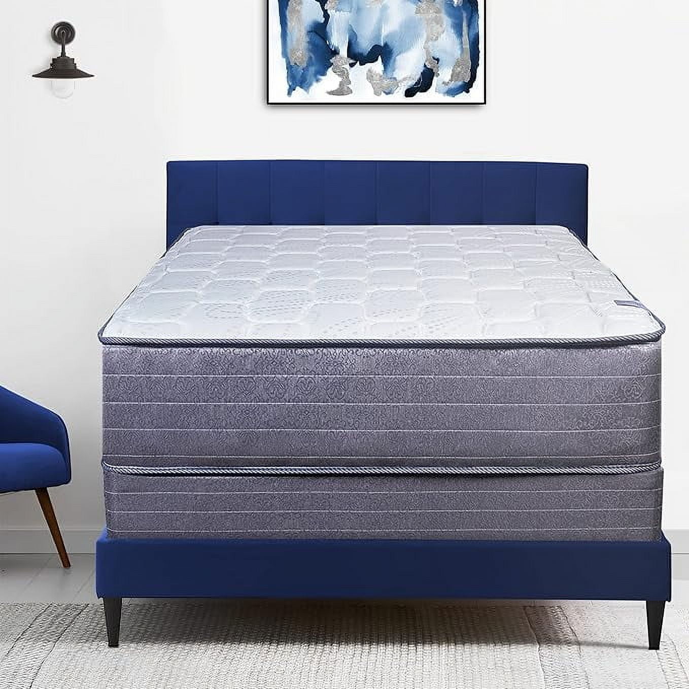 Dream Sleep Grandeur Deluxe Double-Sided Mattress and Box Spring Set ...