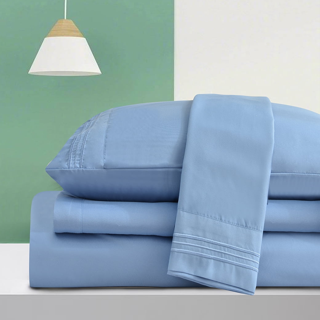 Dream Sleep King Size Bamboo Rayon Sheets Set-Cooling, Wrinkle ...