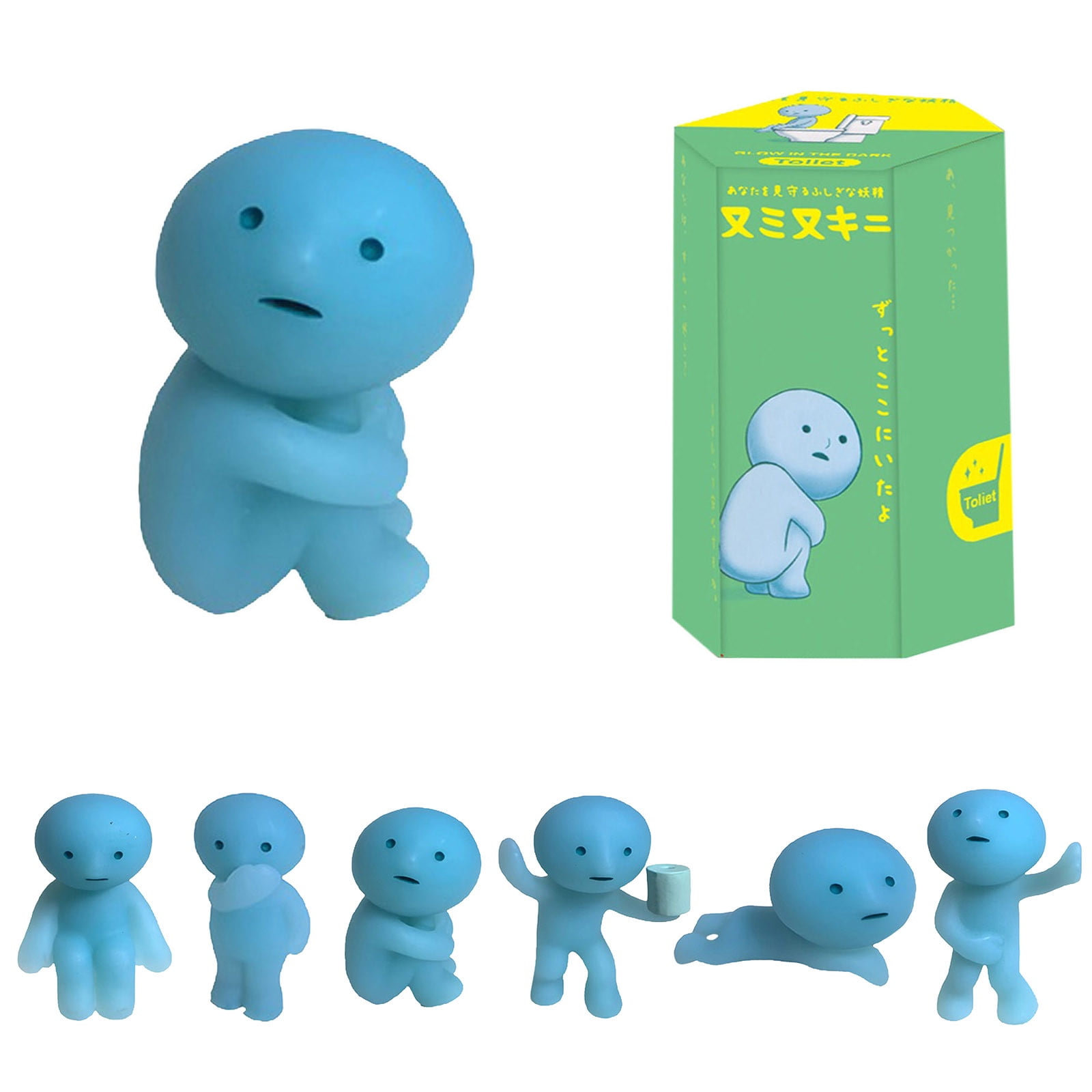 Dream Smiski Blind Box Set Ornaments Blue - Walmart.com