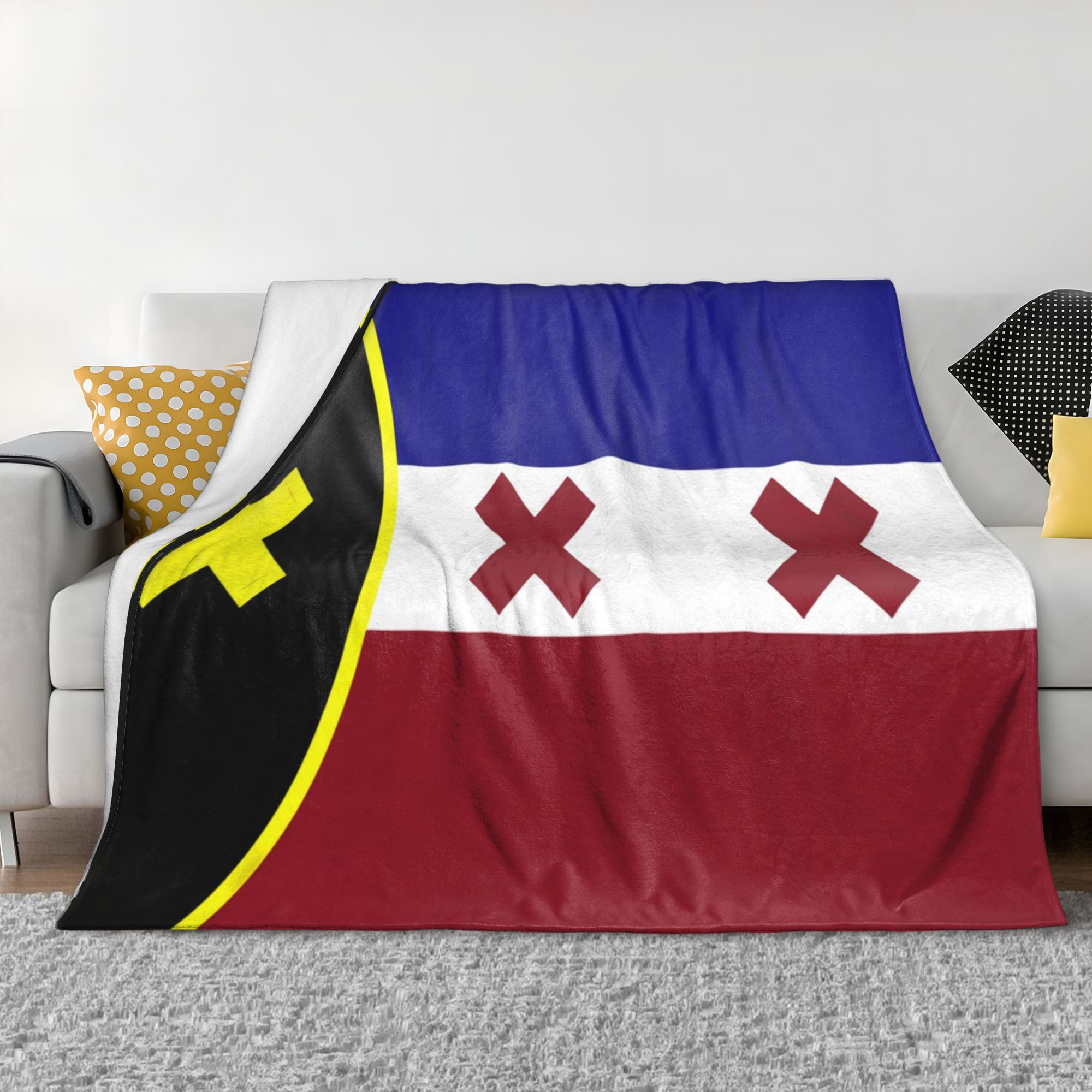 Dream Smp,L'Manberg Nation Flag, Lmanberg (2) Throw Blankets 50"X40 ...