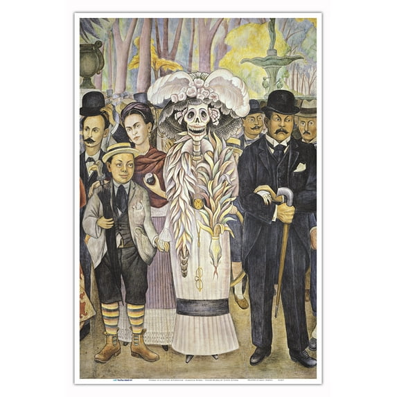 Dream of a Sunday Afternoon in the Alameda Mural (Detail) - From an ...