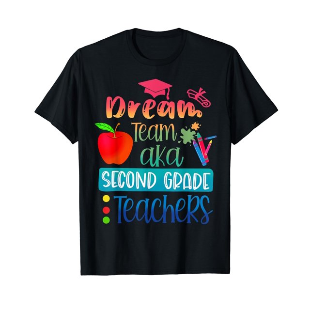 Dream Team - Camiseta de regalo para profesores de segundo grado ...