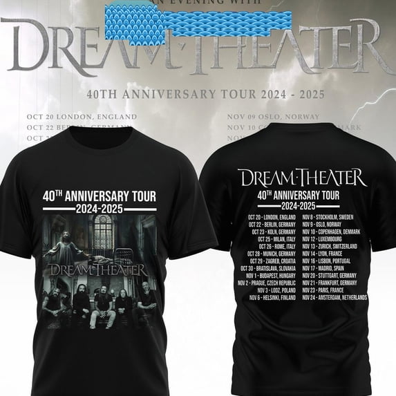 Dream Theater 40th Anniversary Tour 2024-2025 Hoodie T-Shirt - Walmart.com