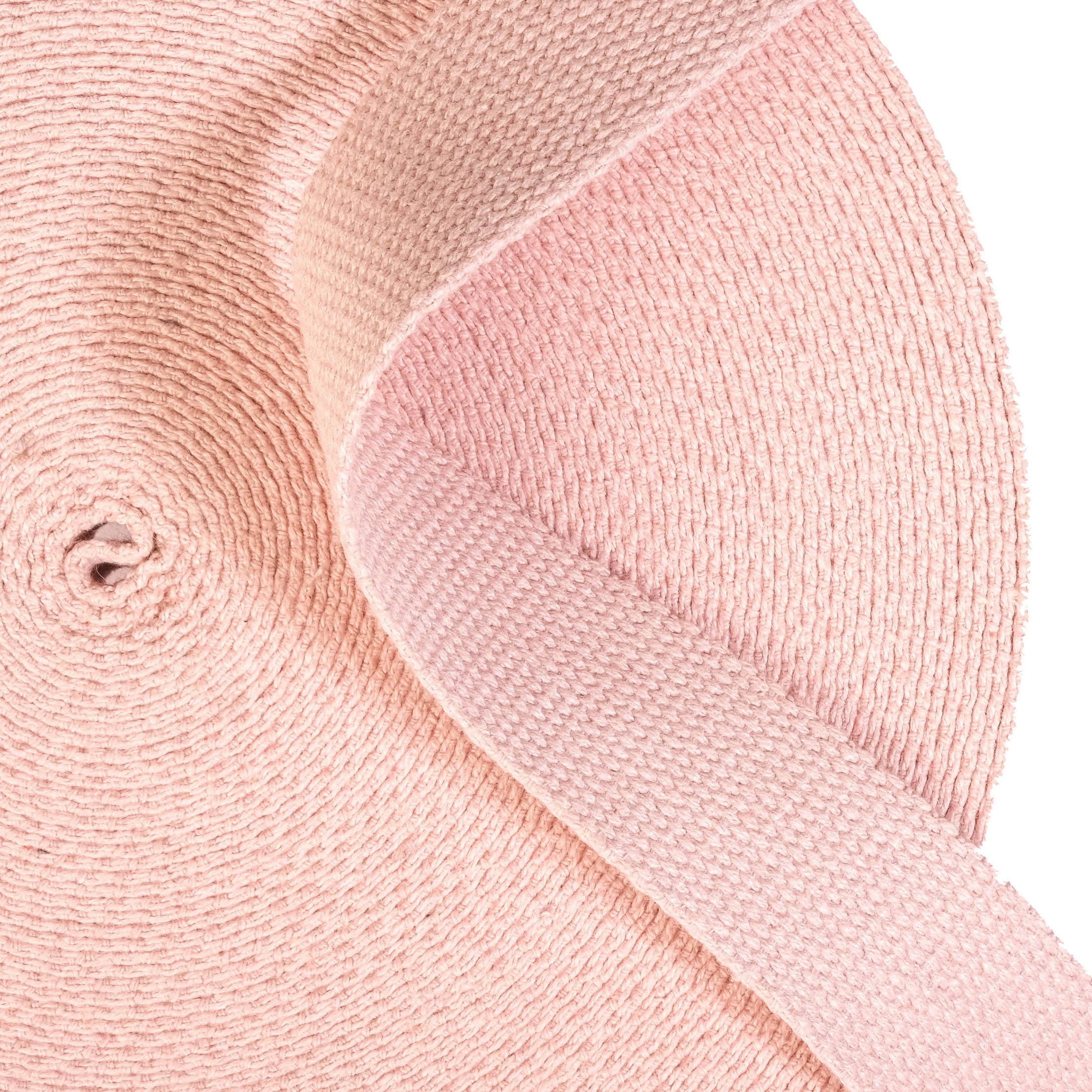 Dream Trimming Goods, Baby Pink 1.5 inch x 50 Yards Heavy Cotton ...