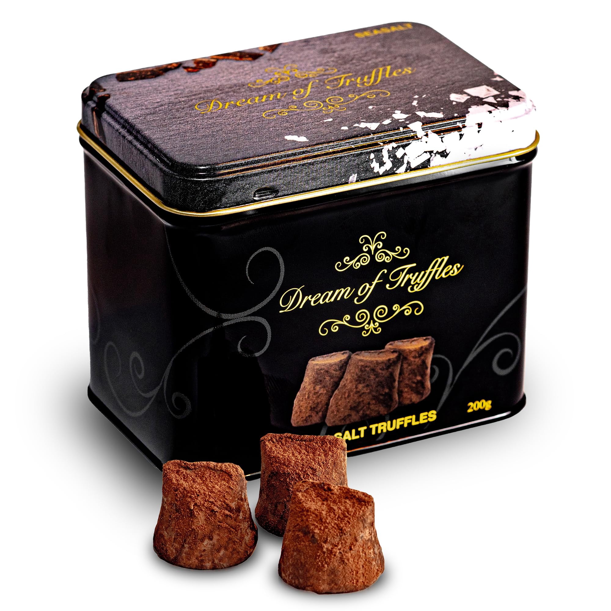 Dream Of Truffles Dark BCF26 Chocolate Truffles With Sea Salt | Rich ...