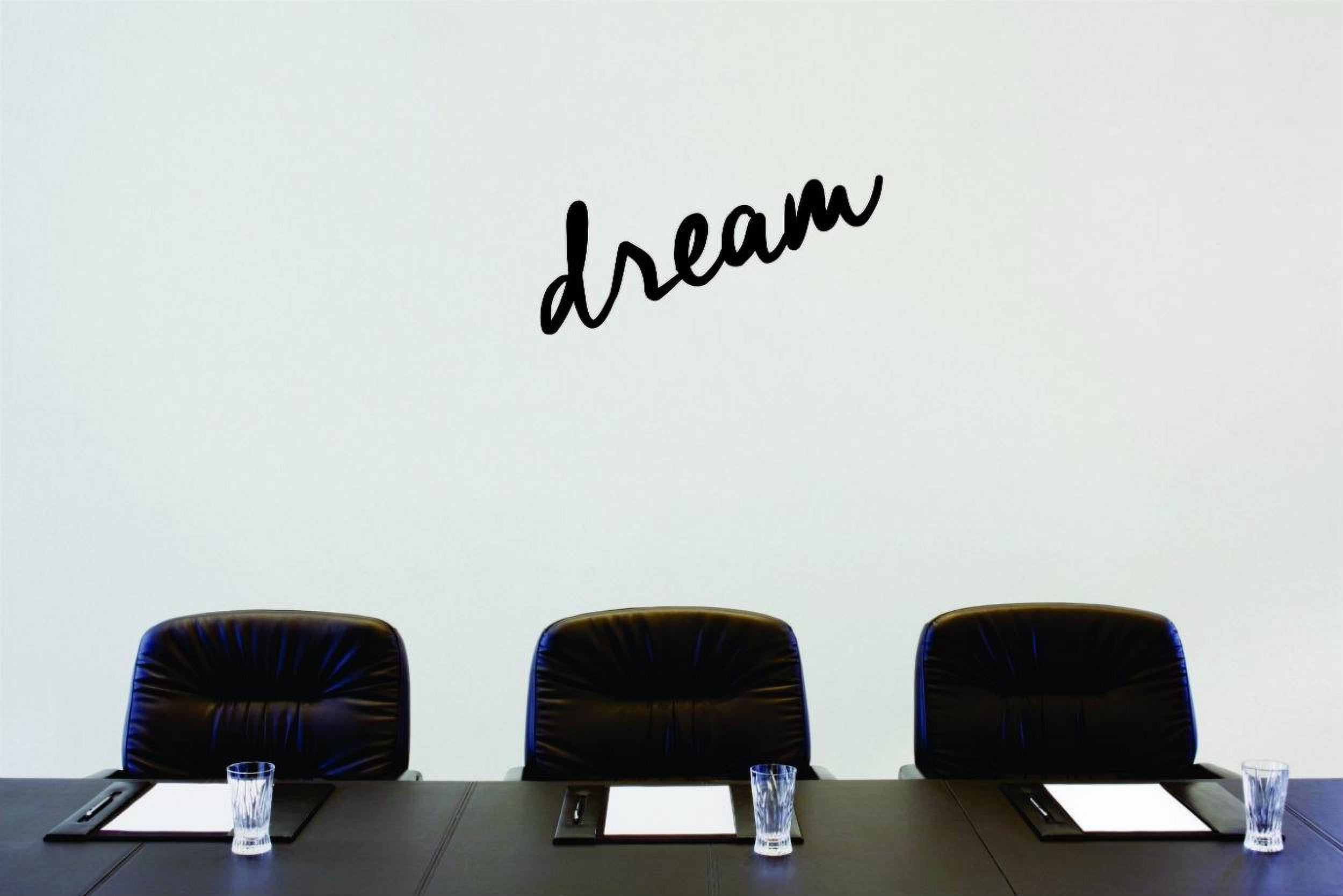 Dream Vinyl Wall Decal for Home - Dreams Hopes Wish Hope Inspring Cute Wall Decal Bedroom Living ...