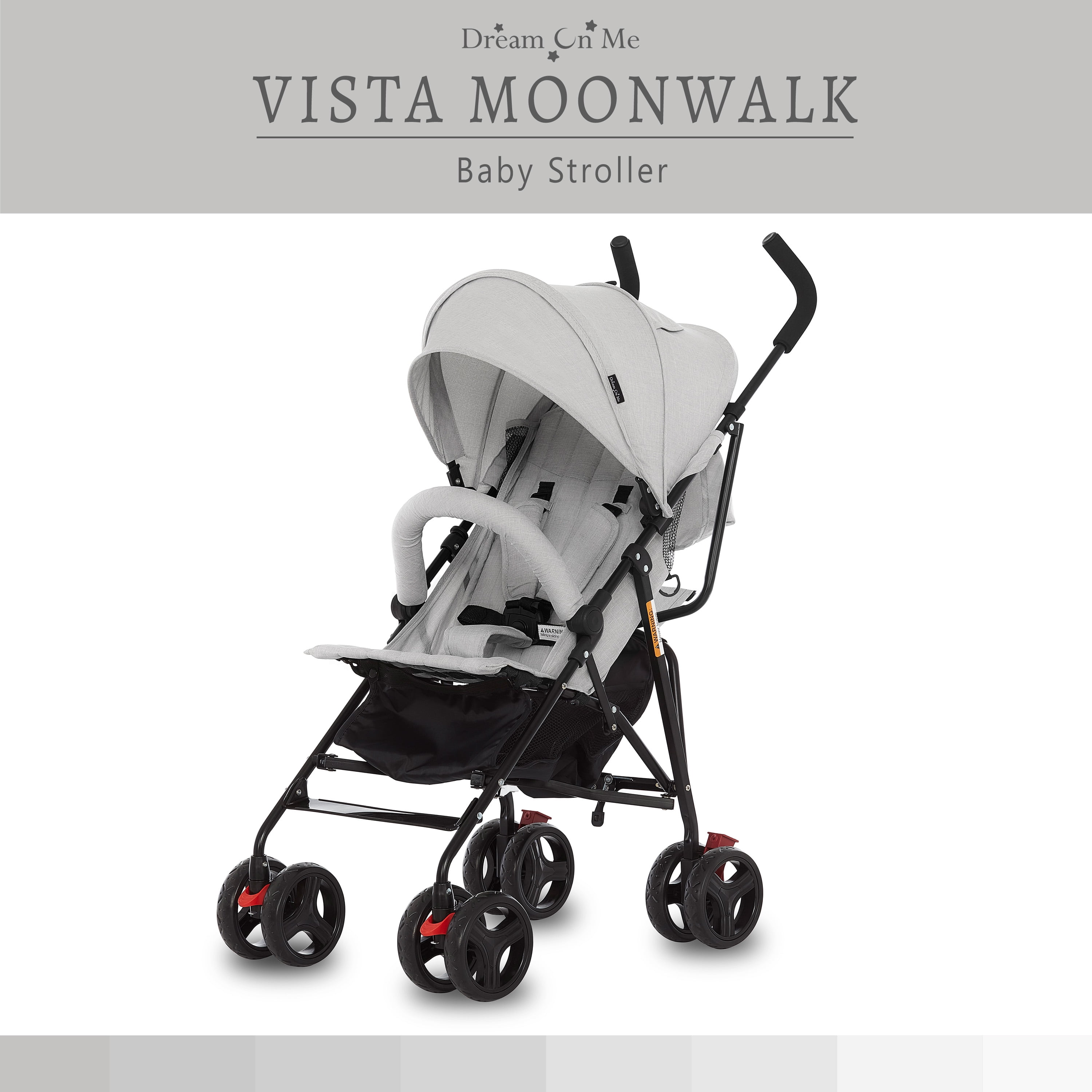 Dream On Me Vista Moonwalk Stroller | Lightweight Infant Stroller with ...